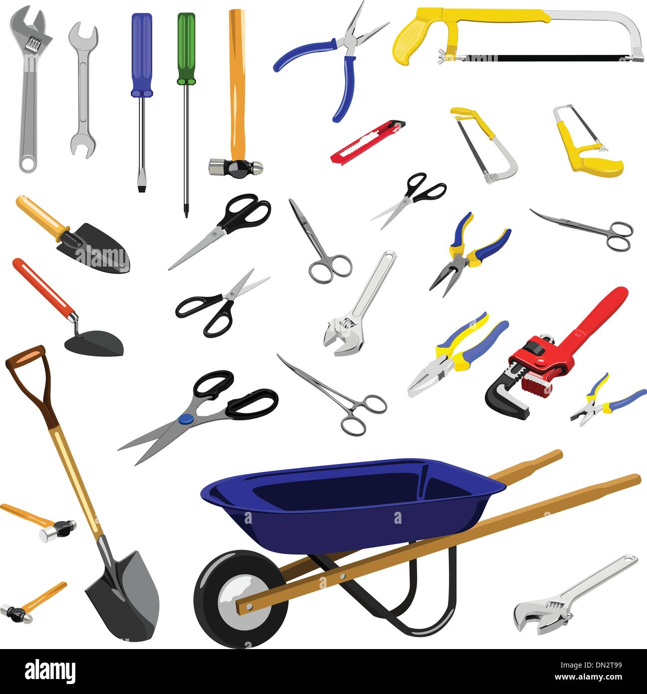 Tools pincers Stock Vector Images - Alamy