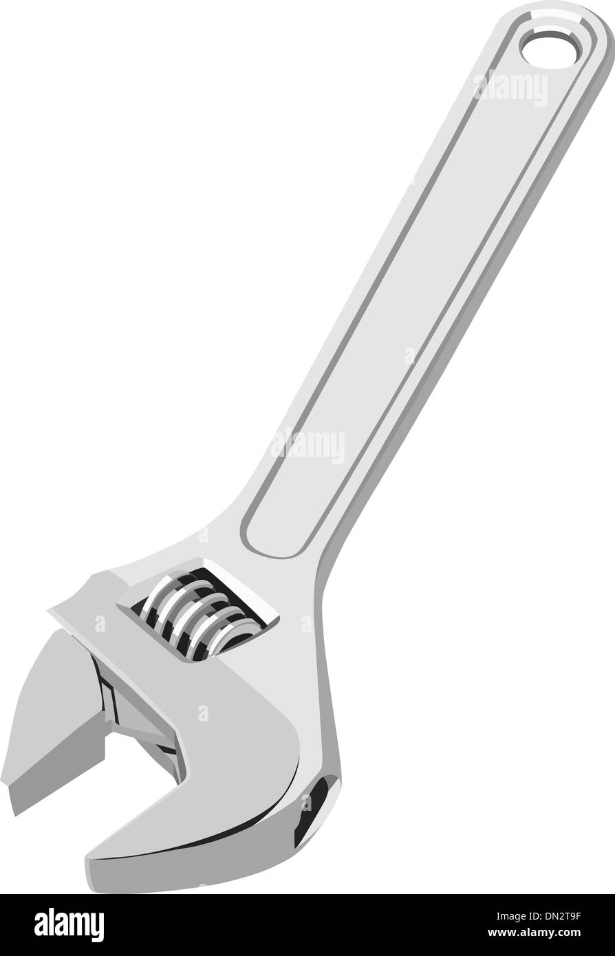 Mechanical power wrench Stock Vector Images - Alamy