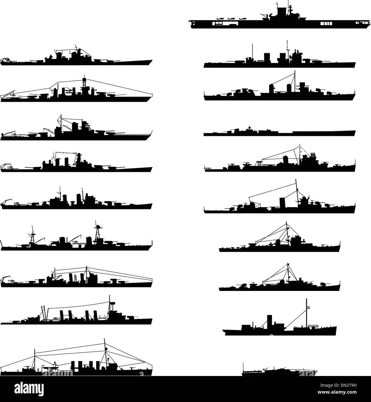 Battleship Silhouette