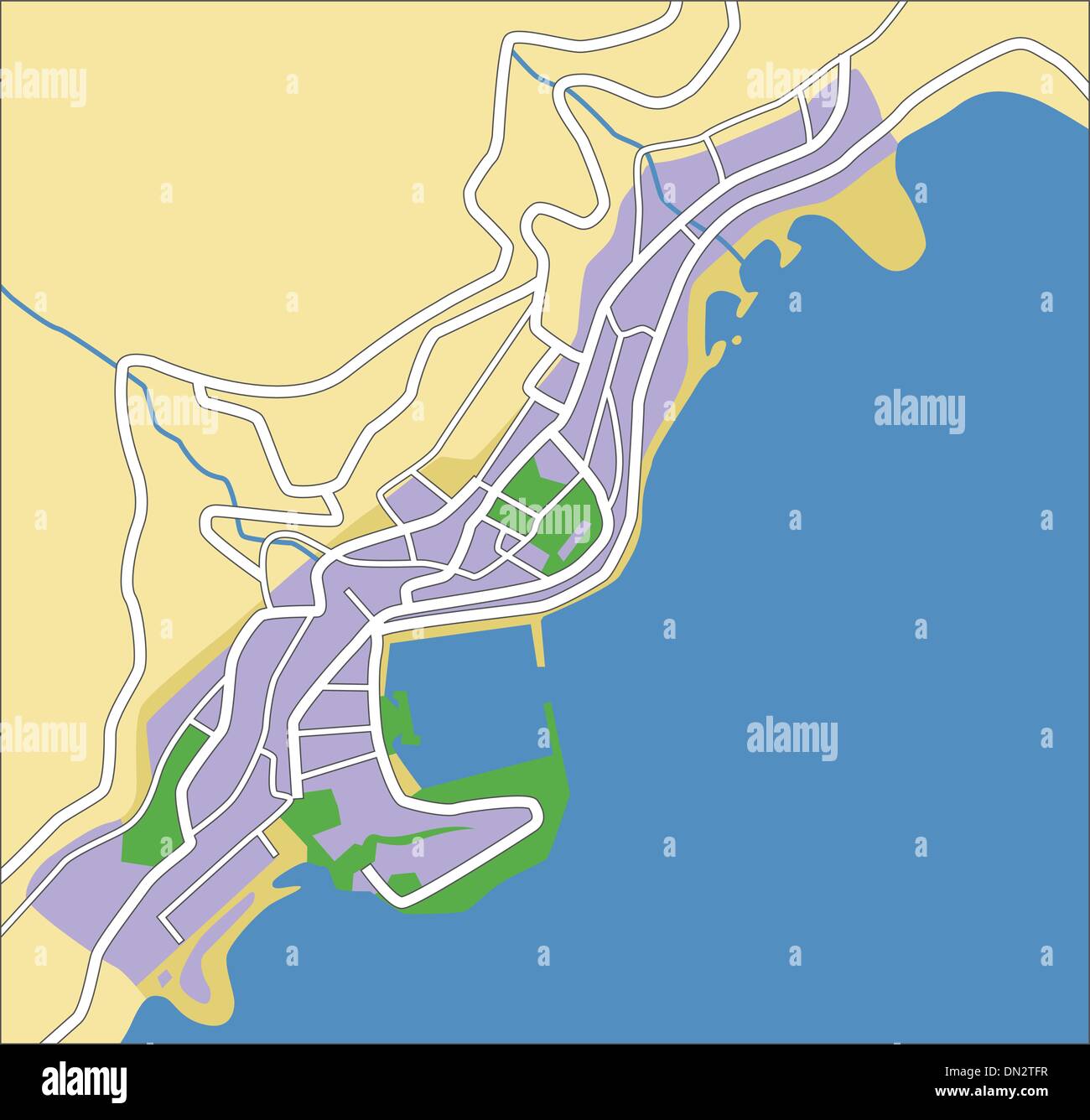 Map of monaco Stock Vector Images - Alamy