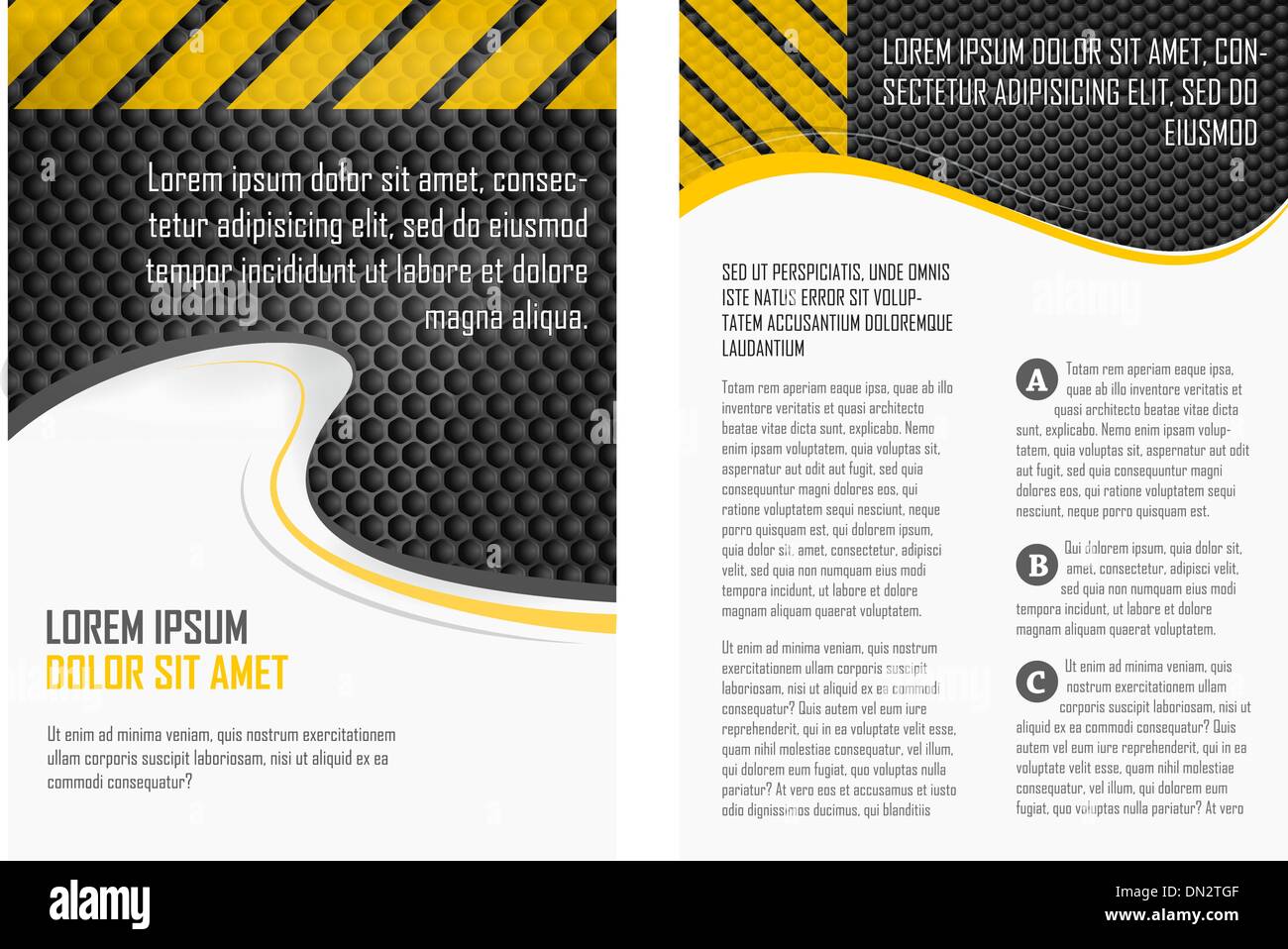 Brochure Stock Vector Images - Alamy