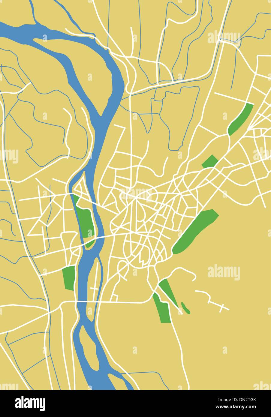 Map of cairo Stock Vector Images - Alamy