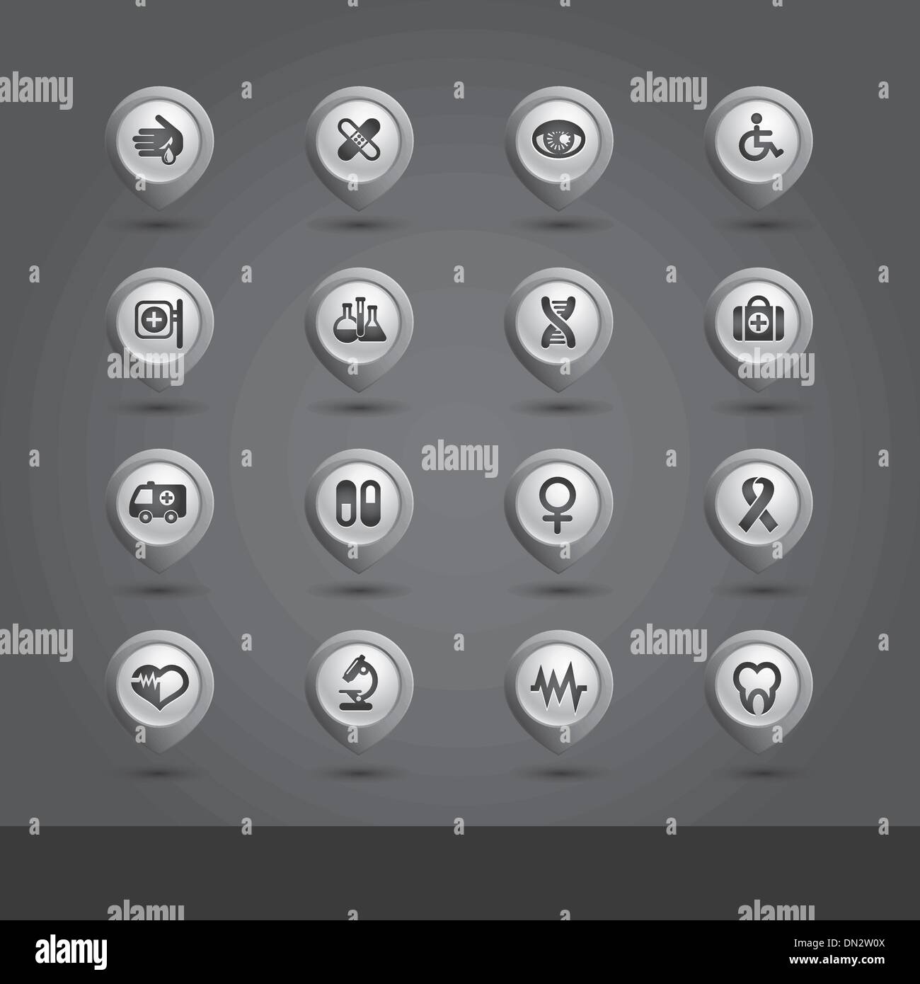 Medical equipment set Stock Vector Images - Alamy