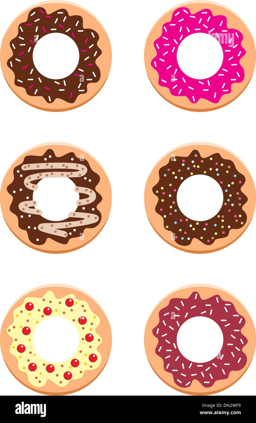 Donuts cake Stock Vector Images - Alamy