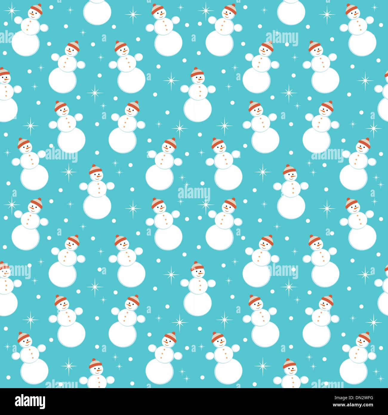 Snowman repeat pattern hi-res stock photography and images - Alamy