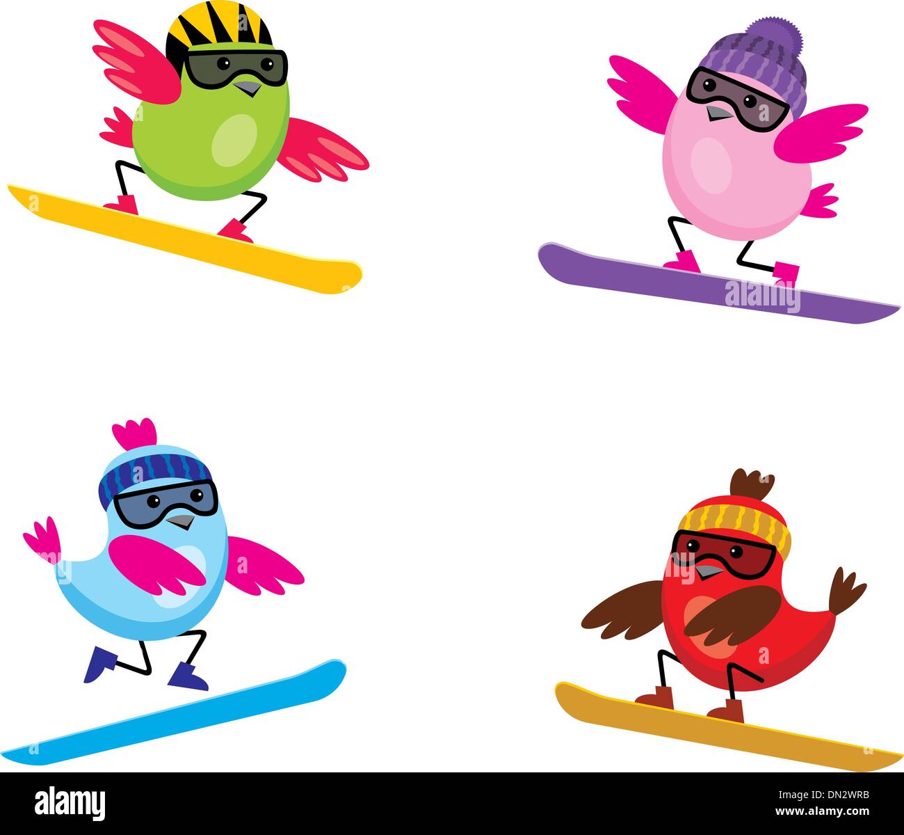 Sport birds Stock Vector Images - Alamy