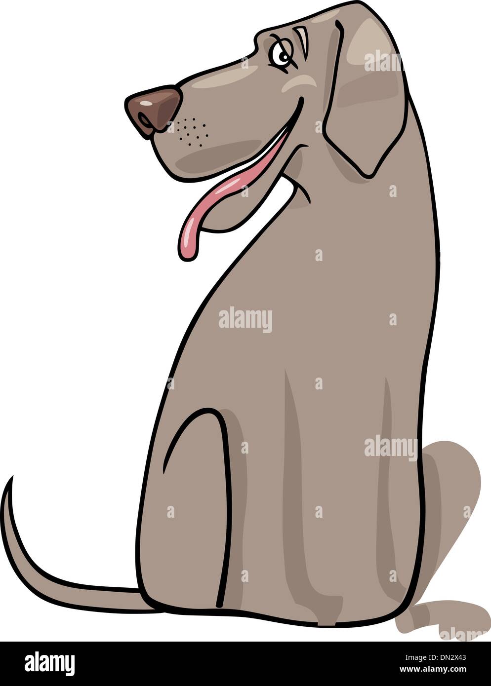 great dane dog cartoon illustration Stock Vector Image & Art - Alamy