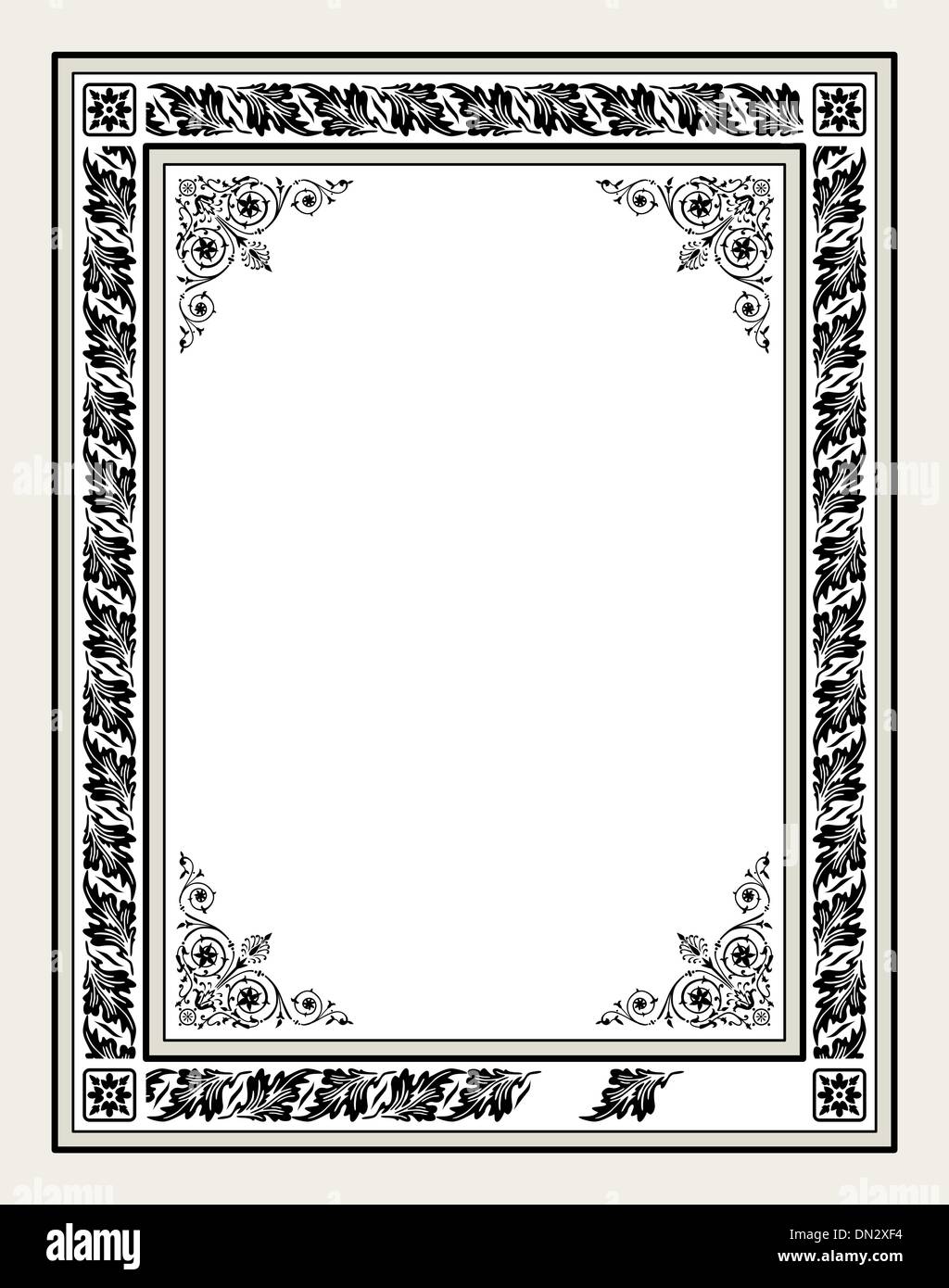 Ornament Vector Frame