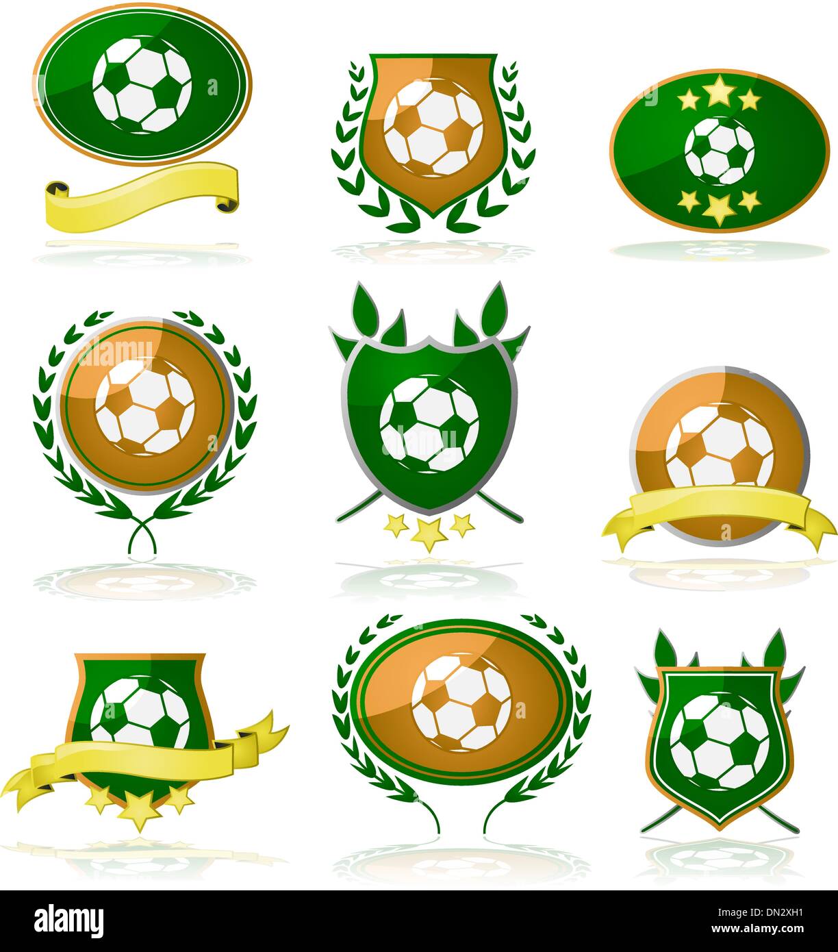Soccer badges hi-res stock photography and images - Alamy
