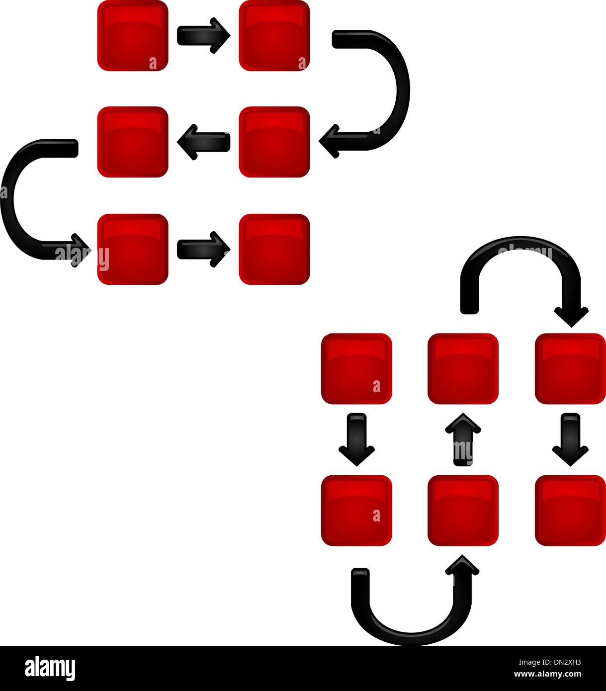 Pathway steps Stock Vector Images - Alamy