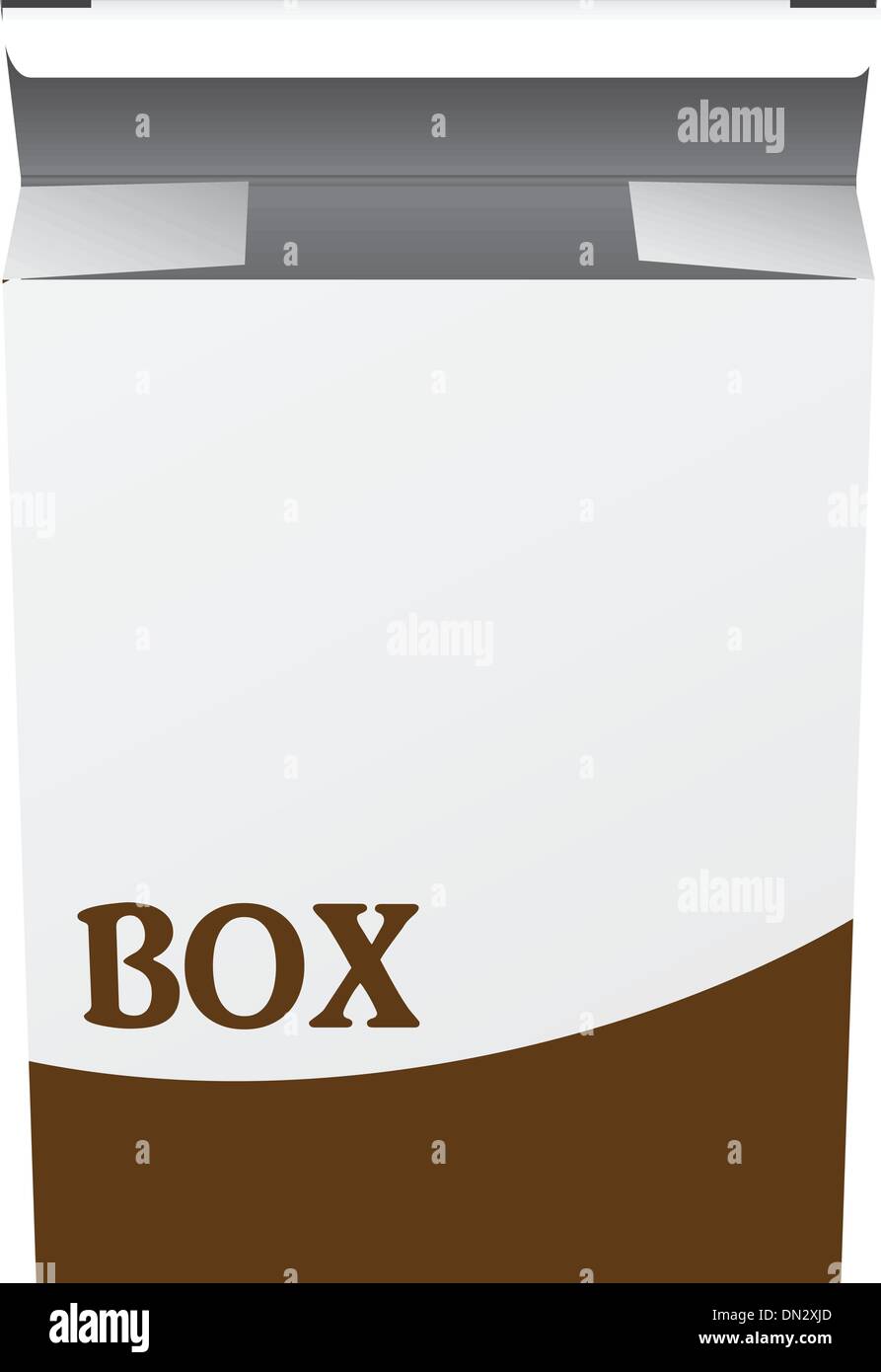 Cardboard packing box Stock Vector Image & Art - Alamy