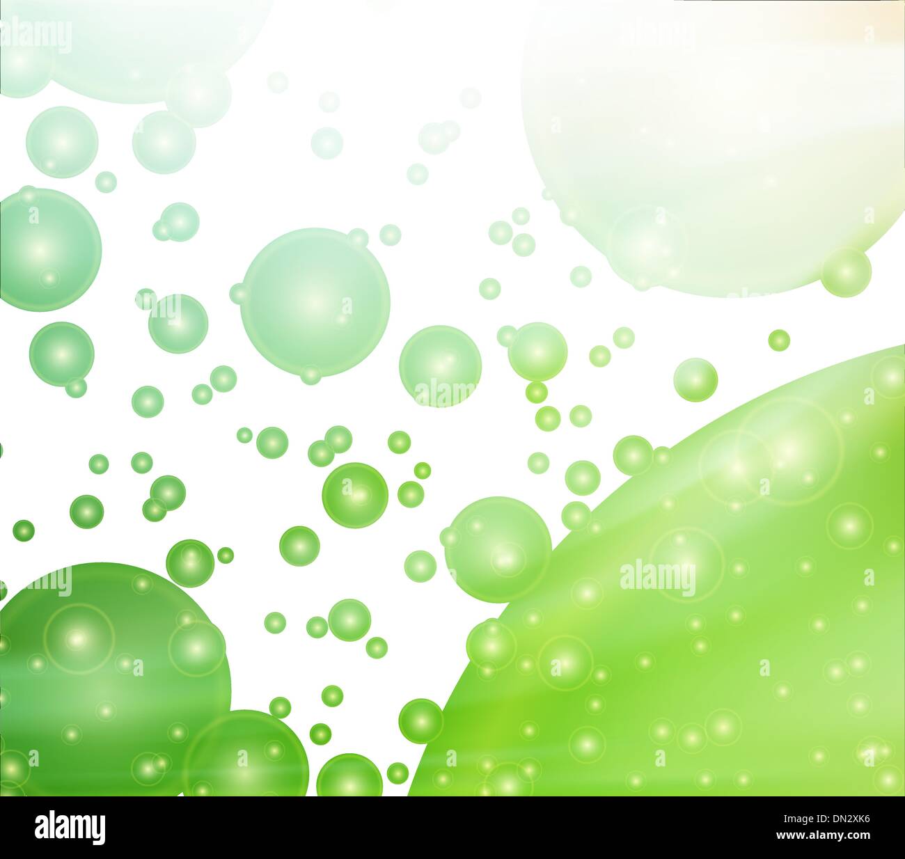 Green satin silk fabric Stock Vector Images - Alamy
