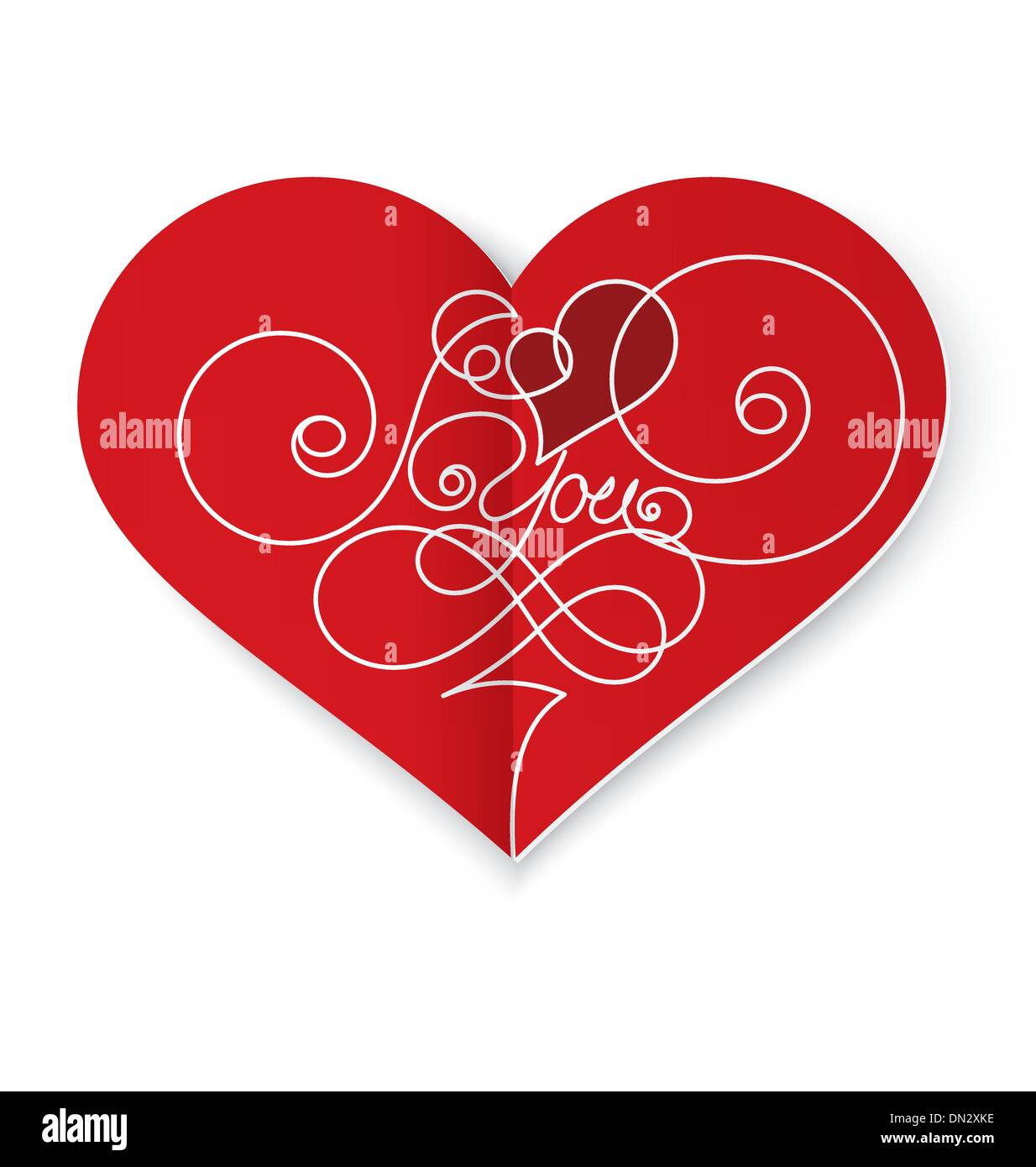 Heart card vector Stock Vector Image & Art - Alamy