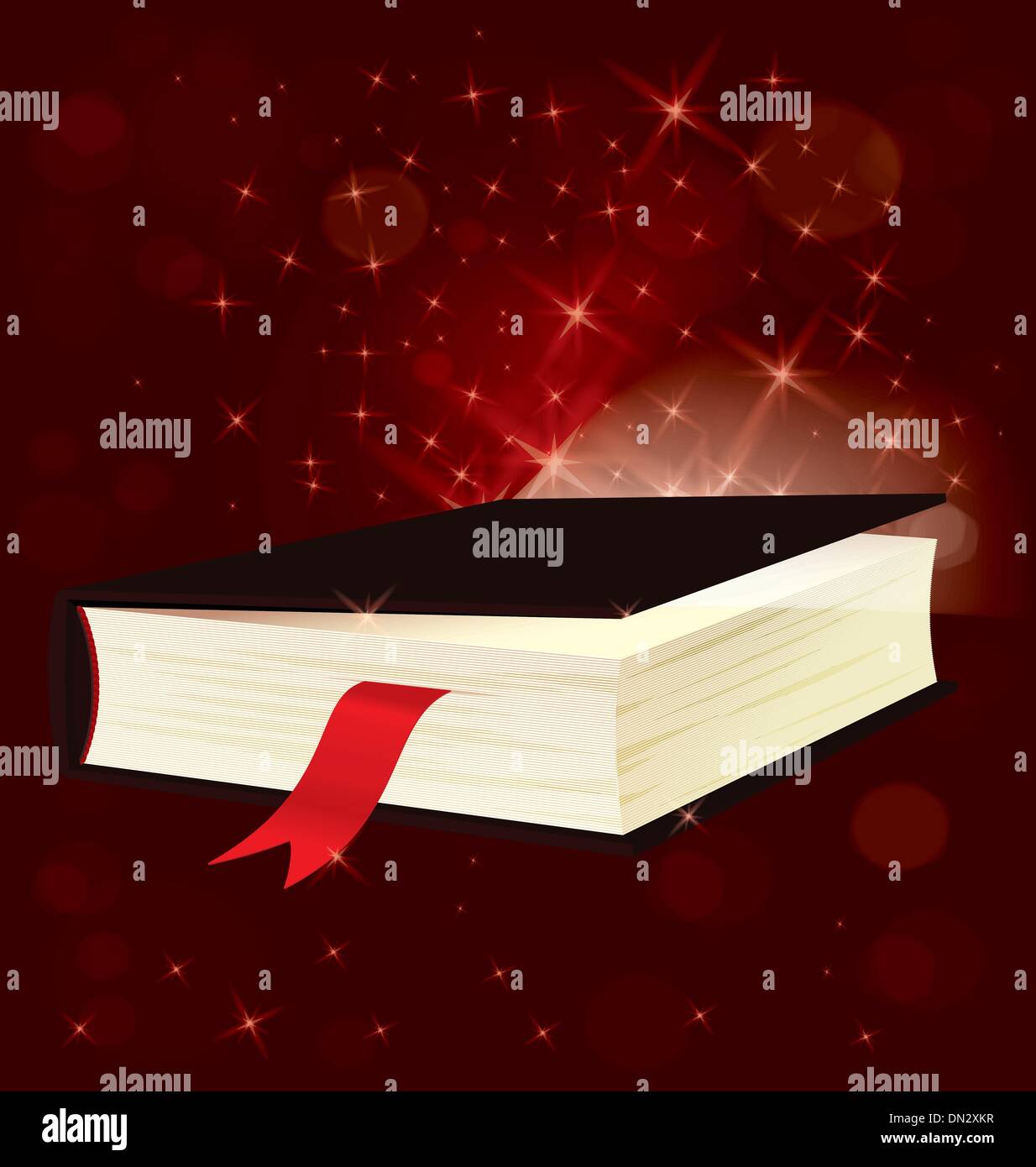 Magic light book vector Stock Vector Image & Art - Alamy