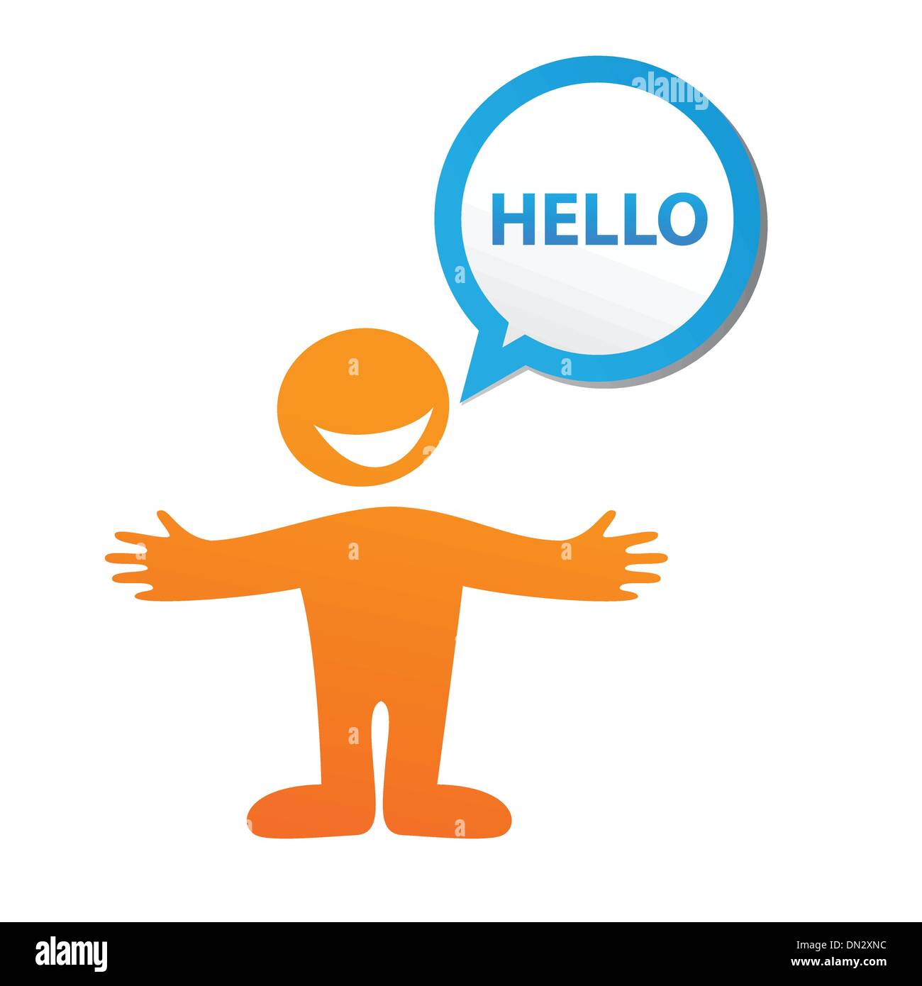 Hello dialogue hi-res stock photography and images - Alamy