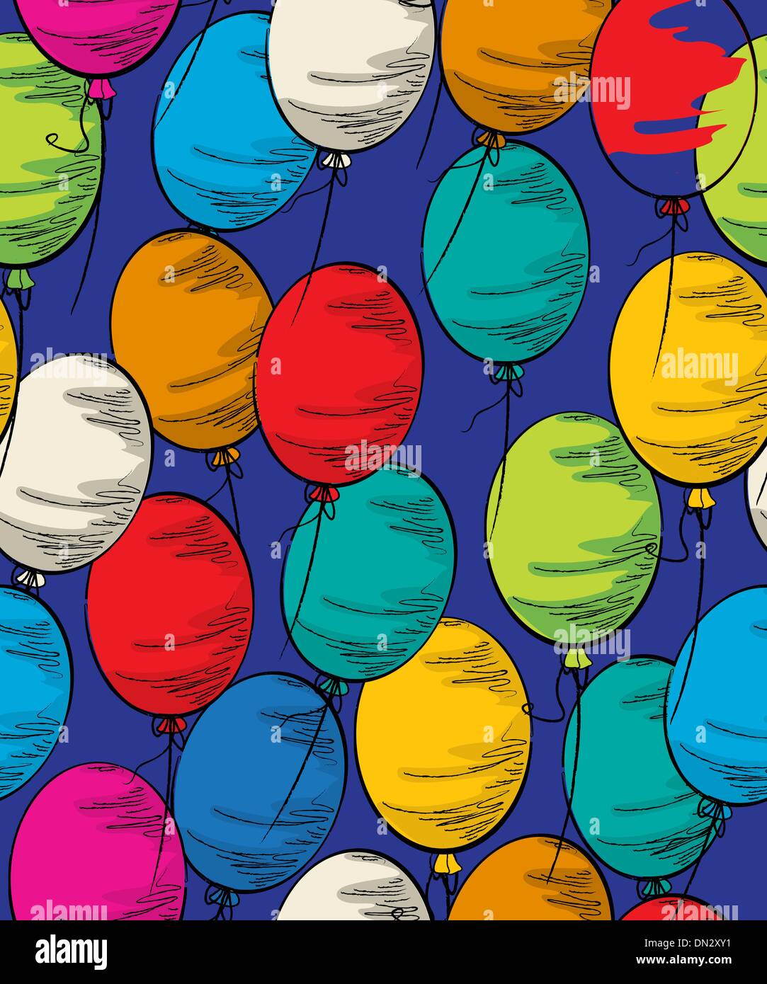 Party balloon seamless Stock Vector Image & Art - Alamy