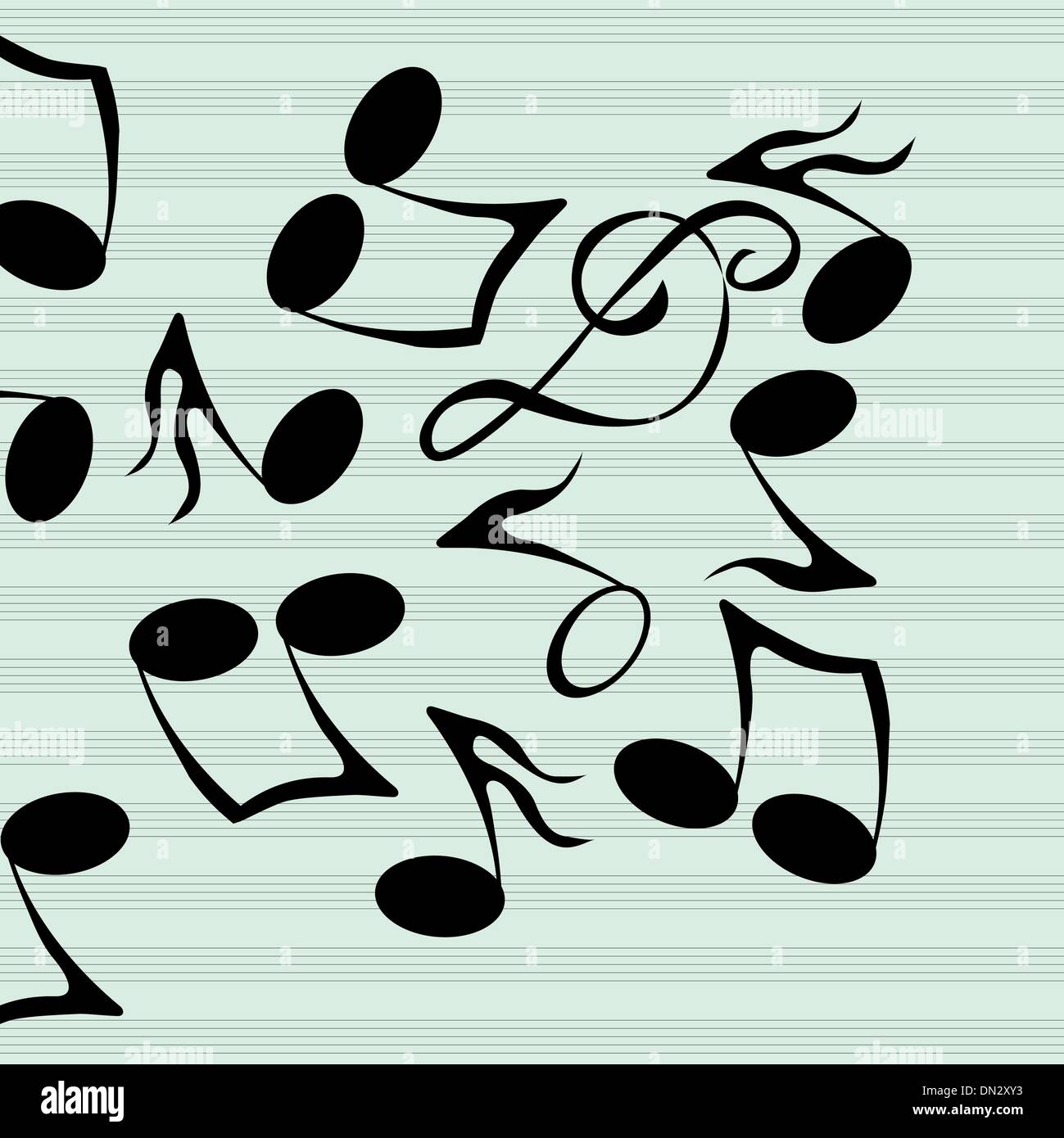 Musical notes pattern Stock Vector Image & Art - Alamy