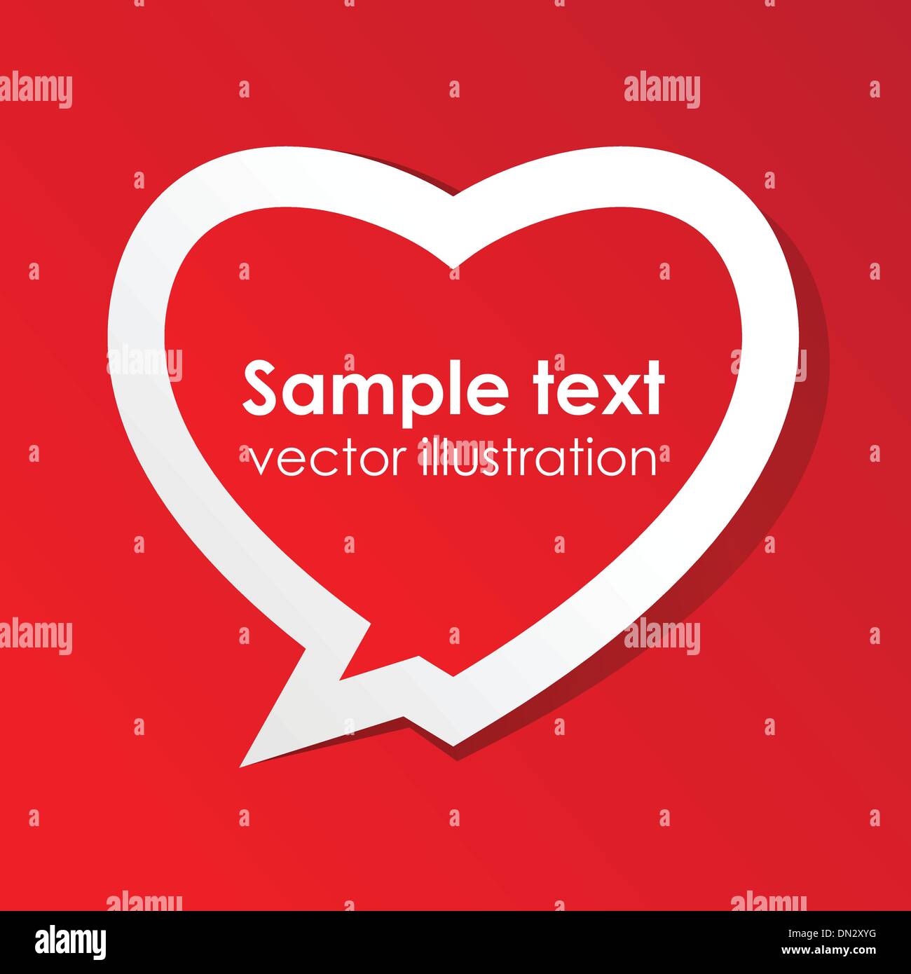 Greeting card speech bubble Stock Vector Images - Alamy