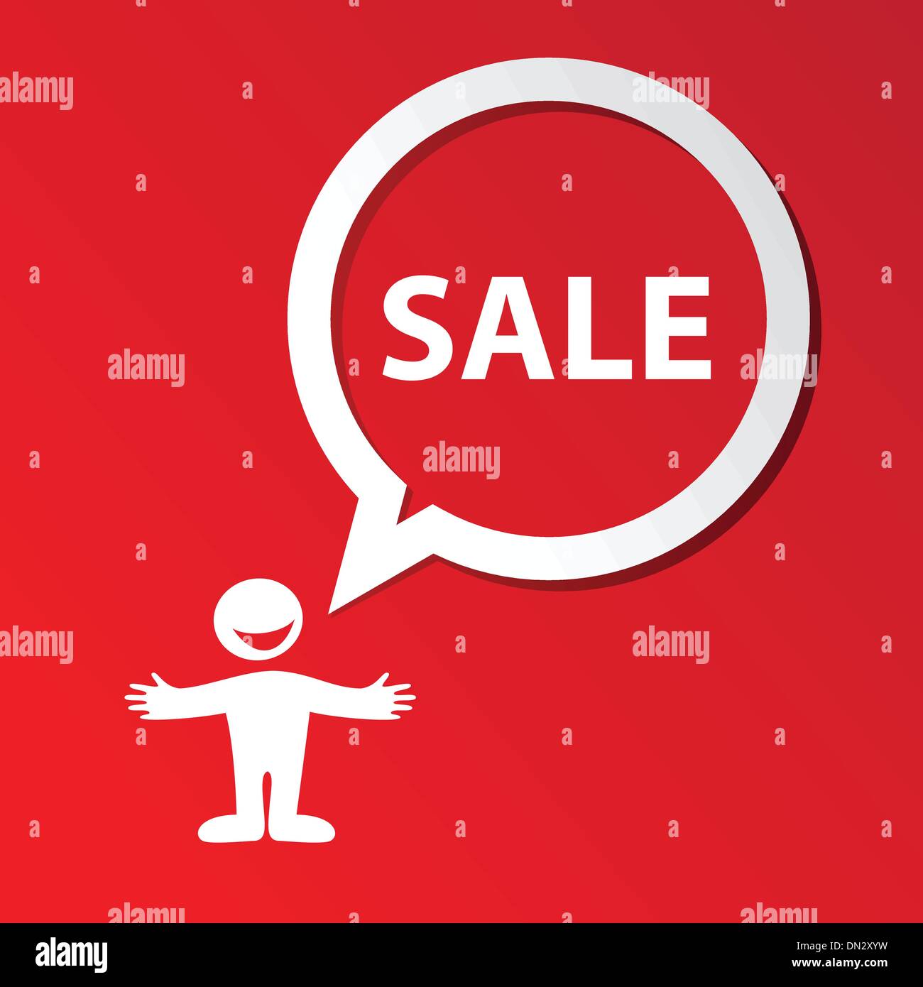 Vector cartoon sale seal Stock Vector Images - Alamy