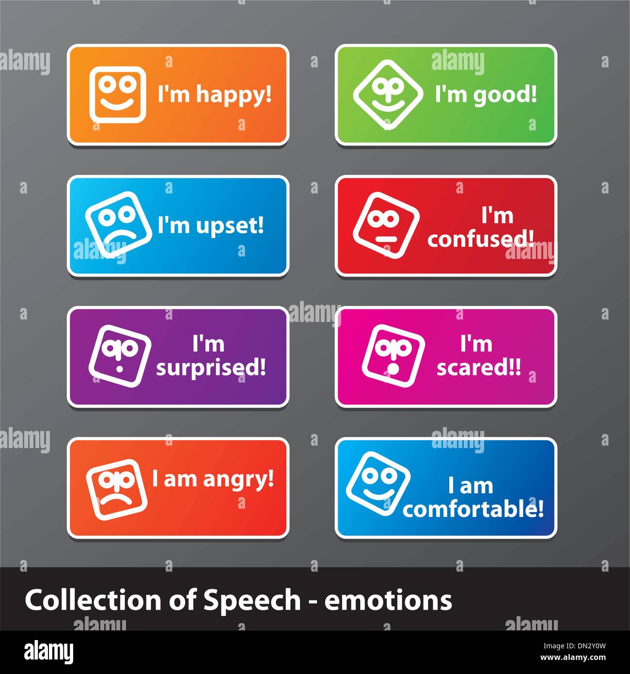 Emotions elements hi-res stock photography and images - Alamy