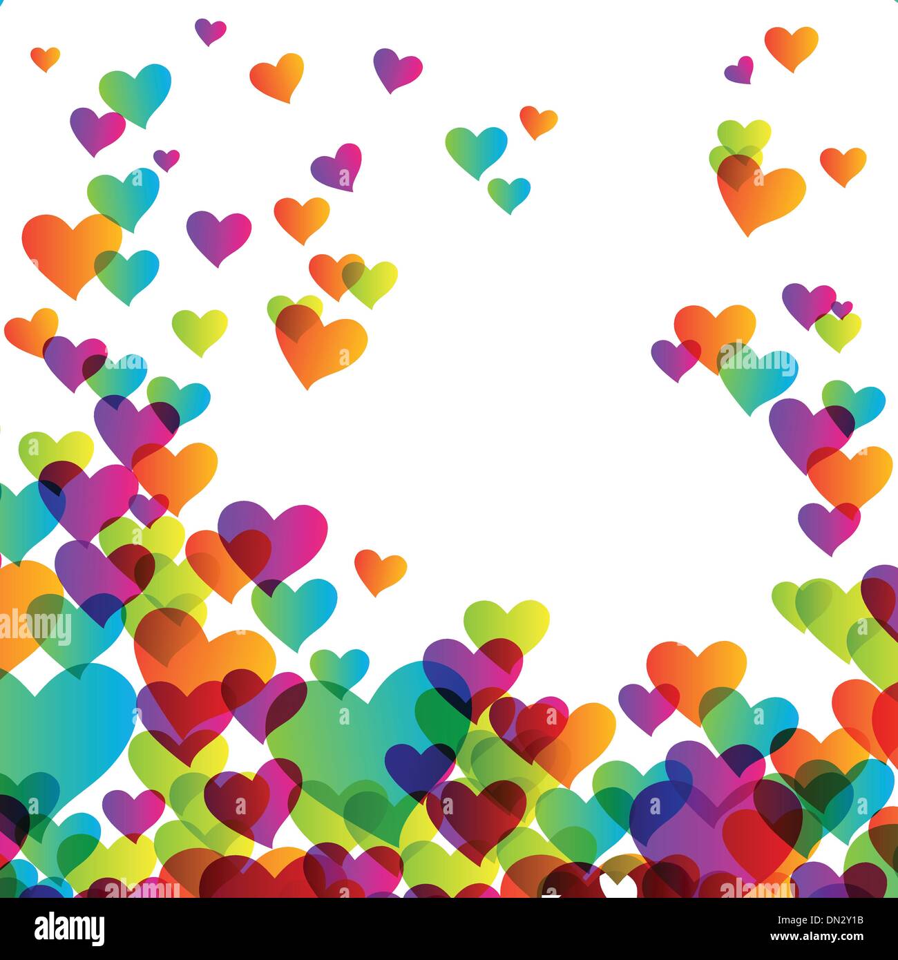 Modern hearts design Stock Vector Images - Alamy