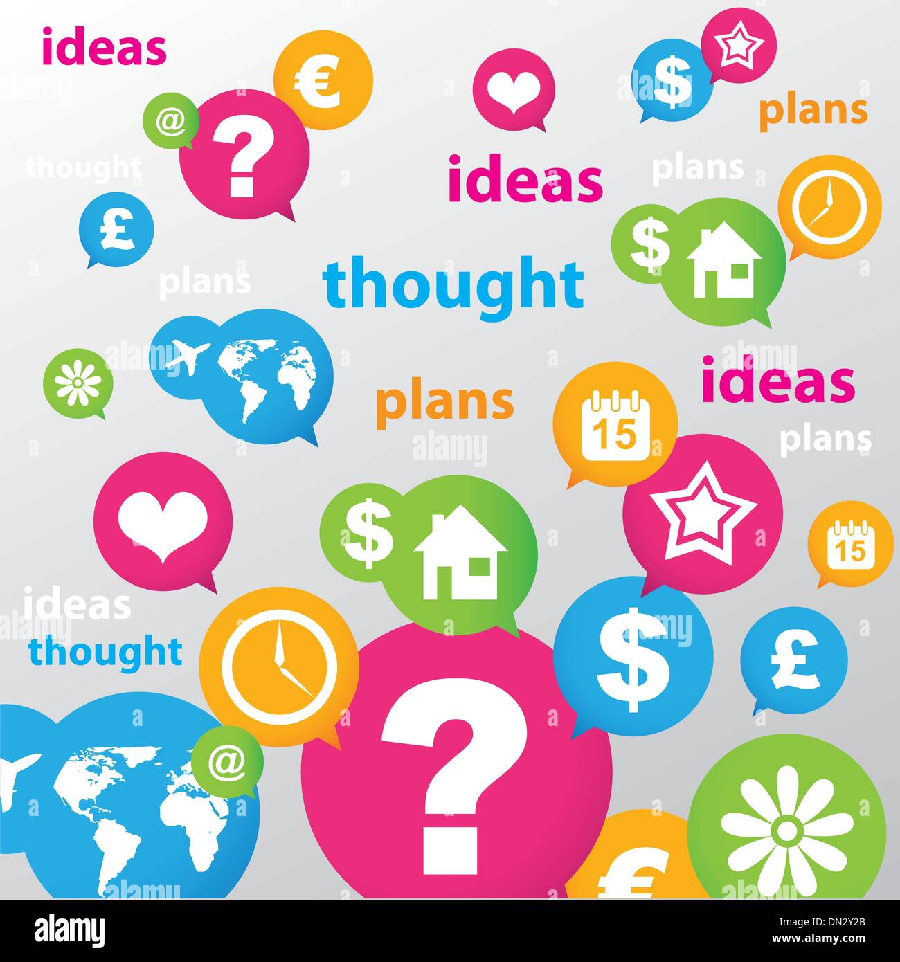 Make plans Stock Vector Images - Alamy