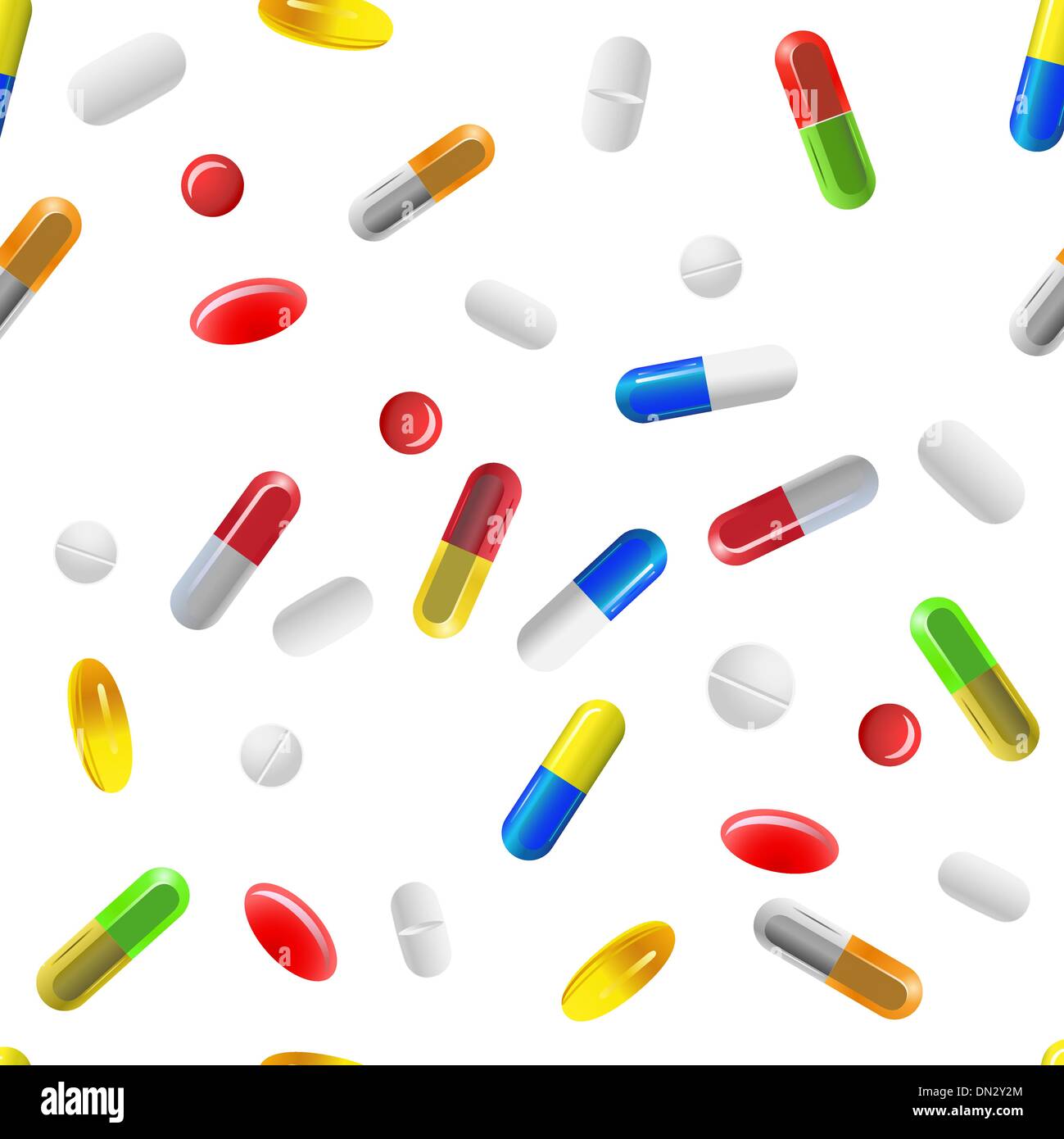 Medical pills background Stock Vector Images - Alamy