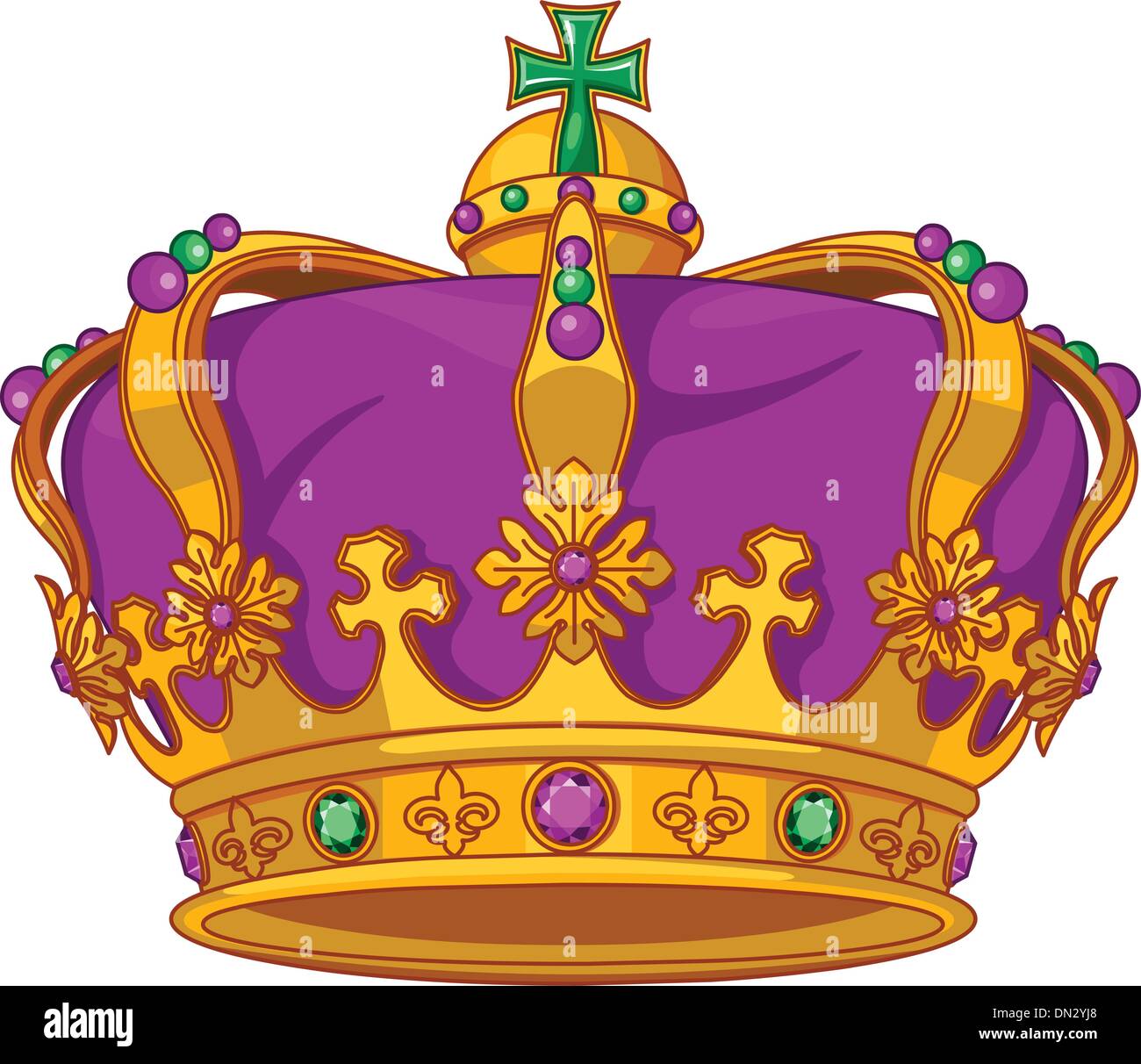 Mardi Gras crown Stock Vector Image & Art - Alamy