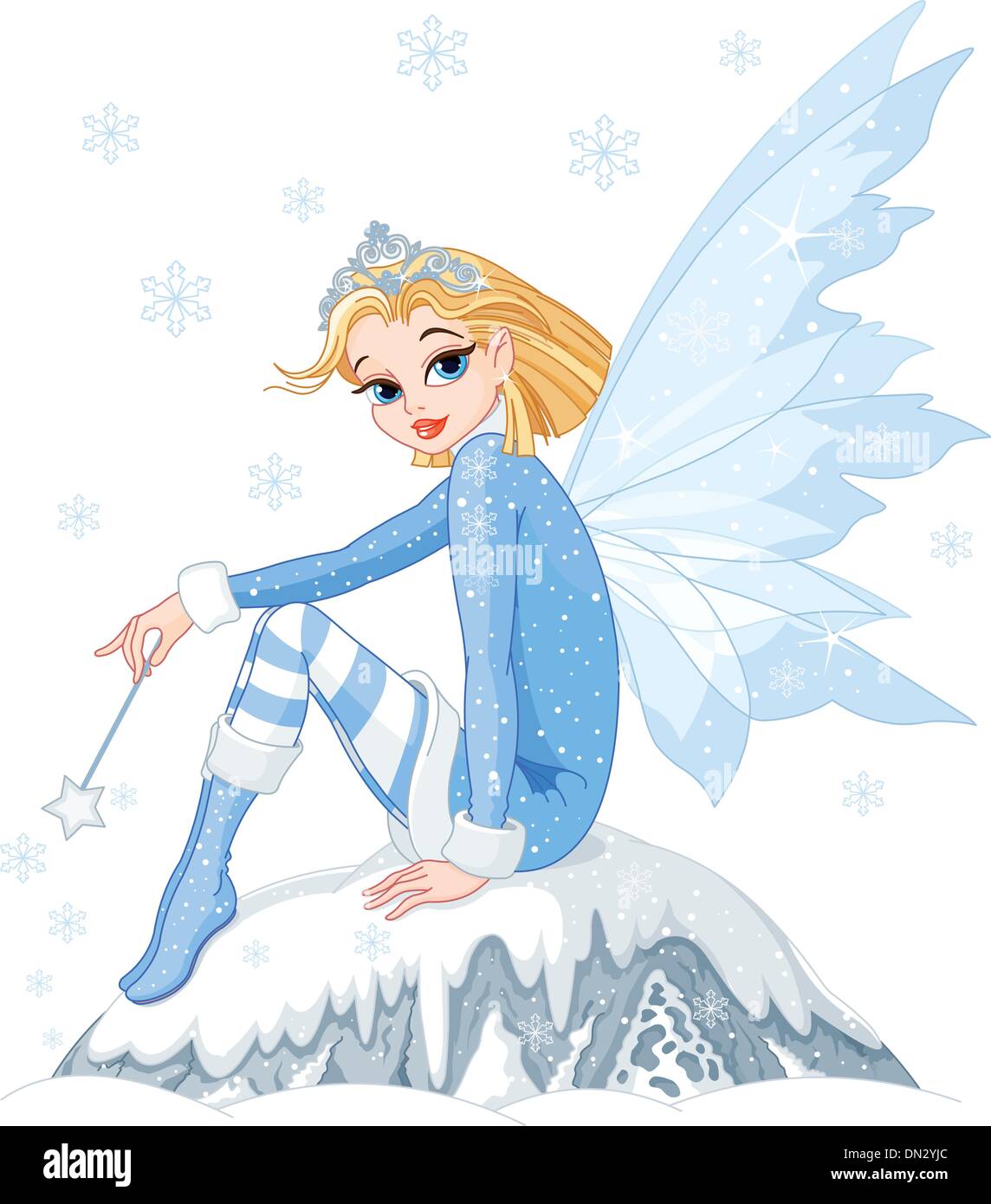 Elf girl illustration hi-res stock photography and images - Alamy