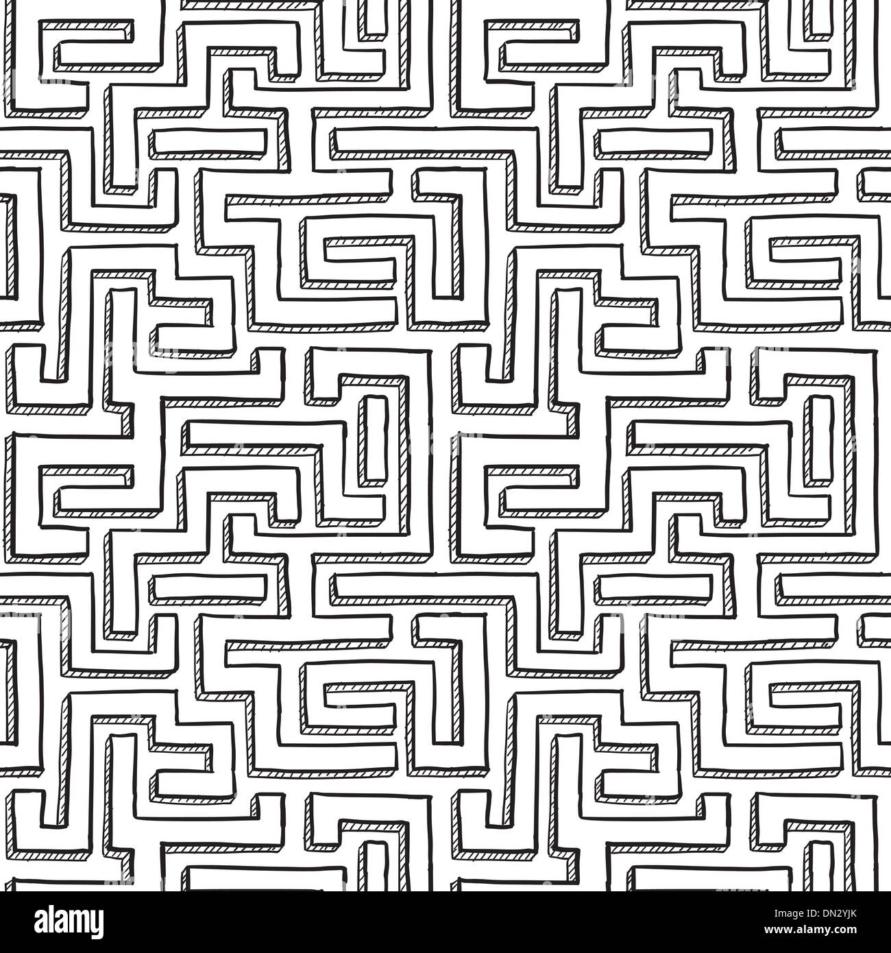 Seamless maze hi-res stock photography and images - Alamy