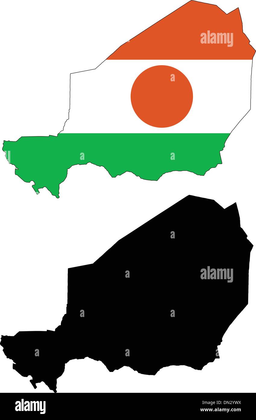Niger outline hi-res stock photography and images - Alamy