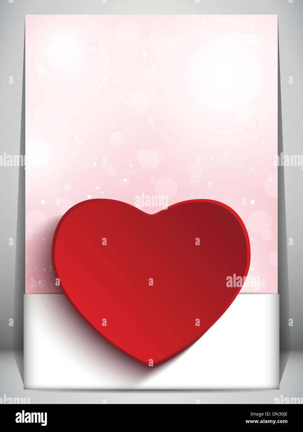 Valentine Day Heart Letter Love Stock Vector Image & Art - Alamy