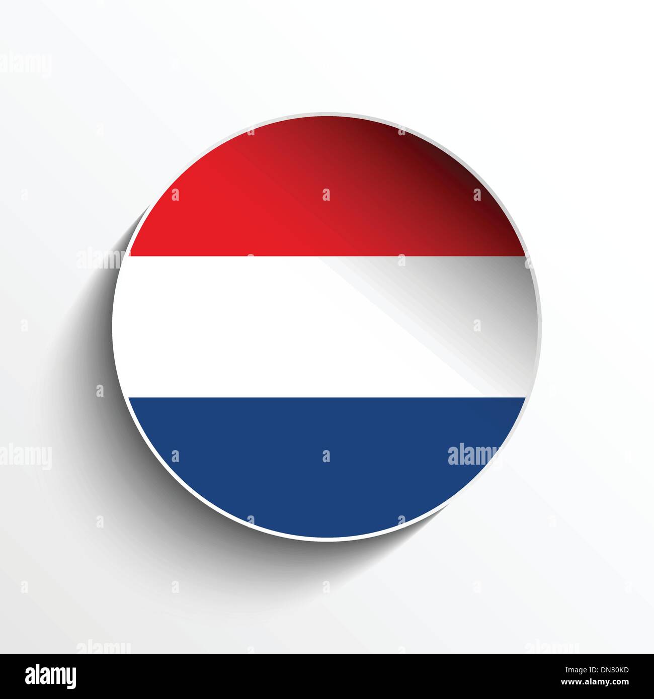 Dutch flag circle hi-res stock photography and images - Alamy