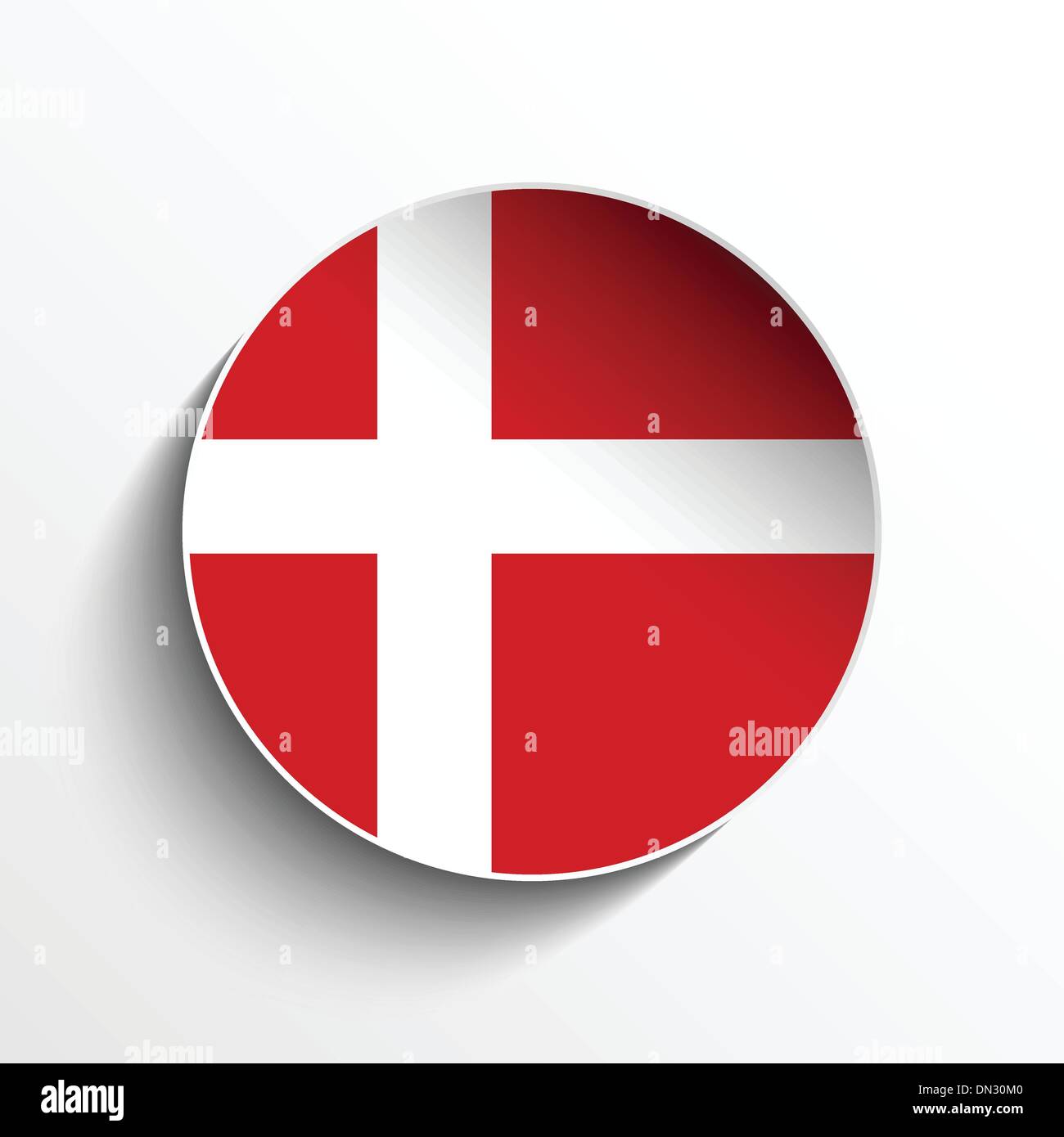 Denmark flag circle Stock Vector Images - Alamy