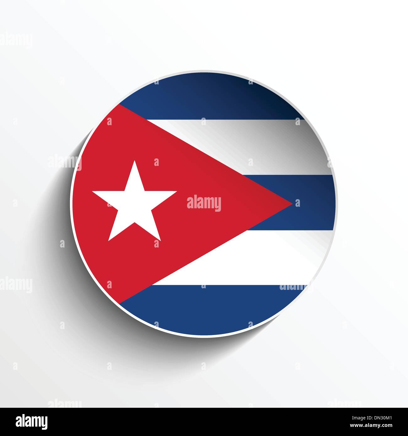 Cuba flag circle hi-res stock photography and images - Alamy