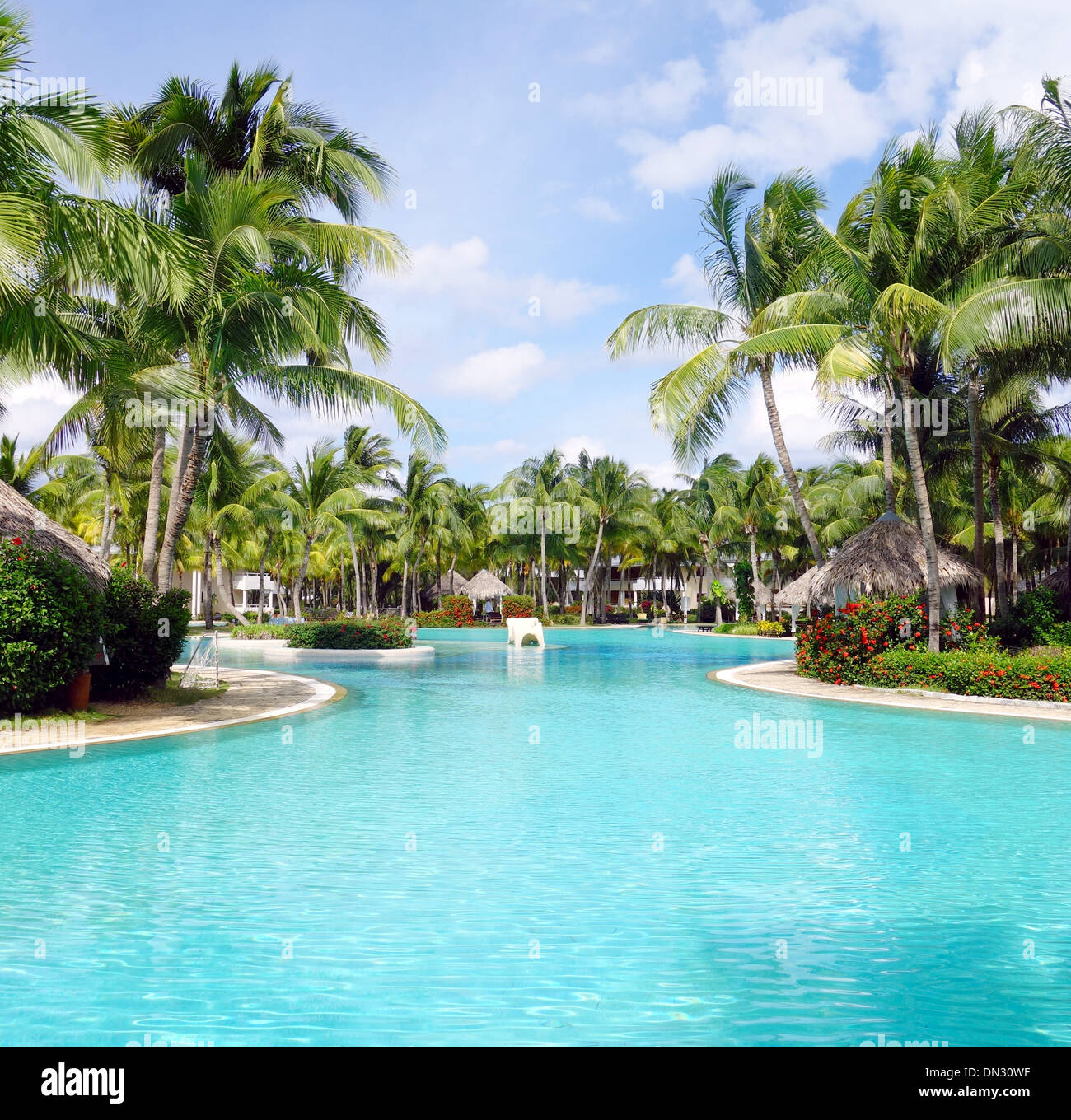 Resort swimming pool in Varadero, Cuba Stock Photo - Alamy