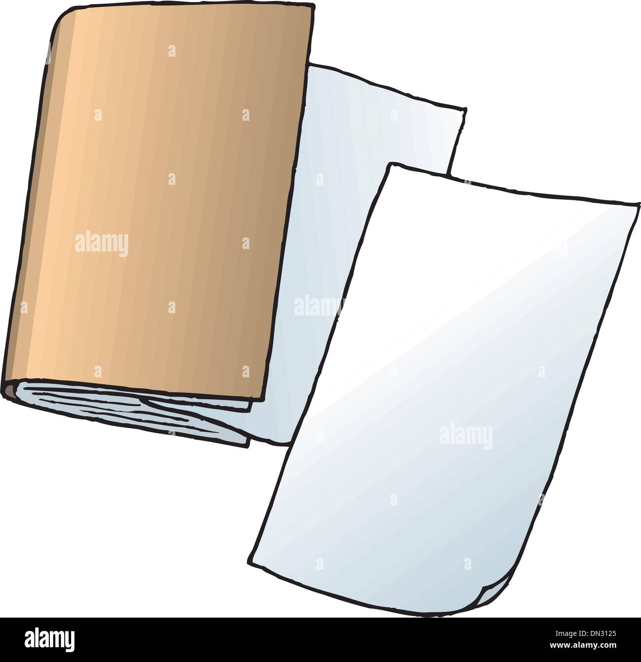 Folded papers Stock Vector Images - Alamy