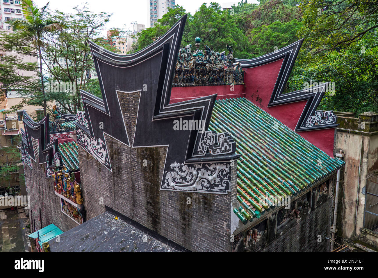 Lo Pan Temple or Tradesman's Temple, Hong Kong Stock Photo - Alamy