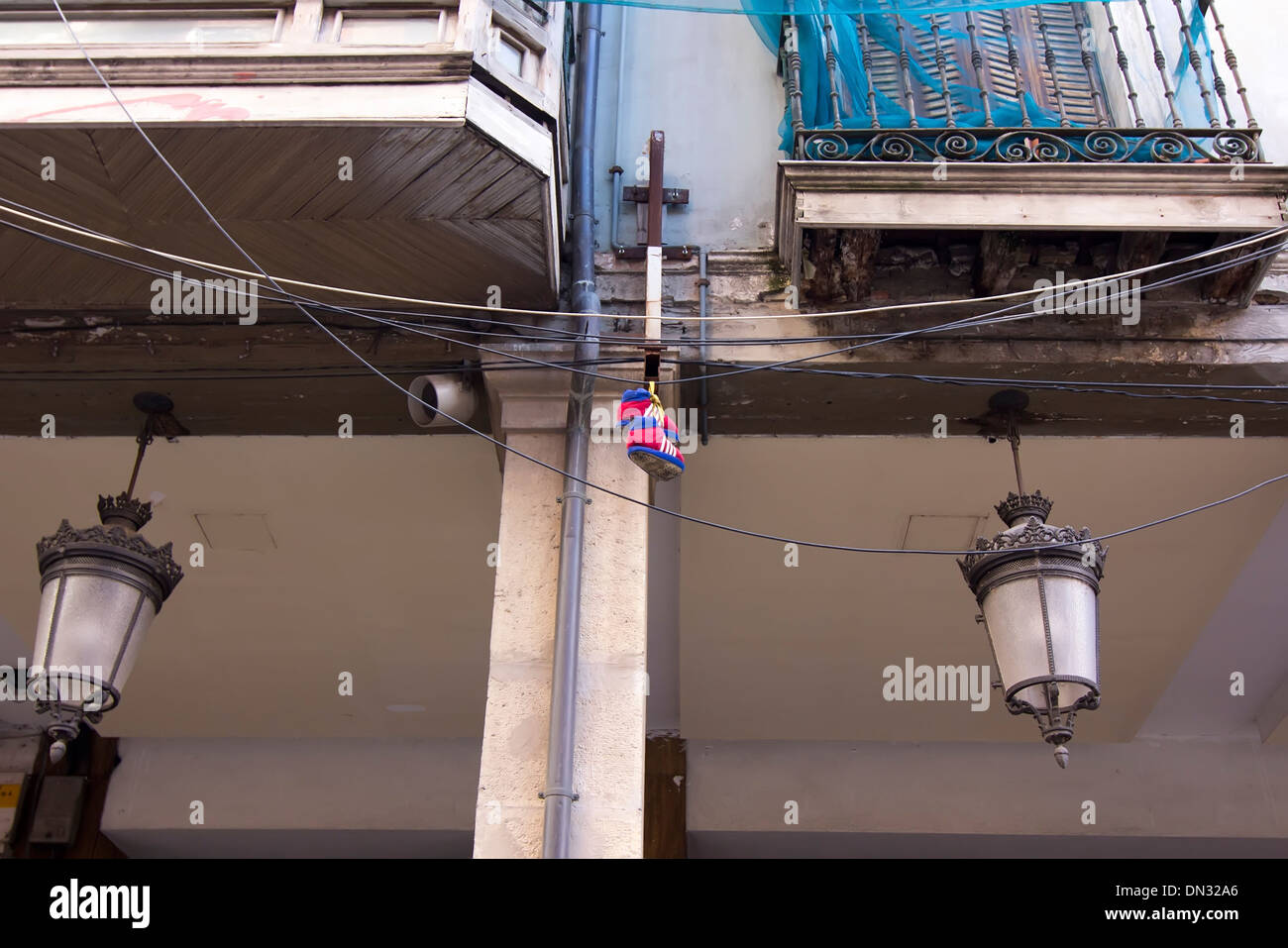 Old black iron lamp in hi-res stock photography and images - Alamy