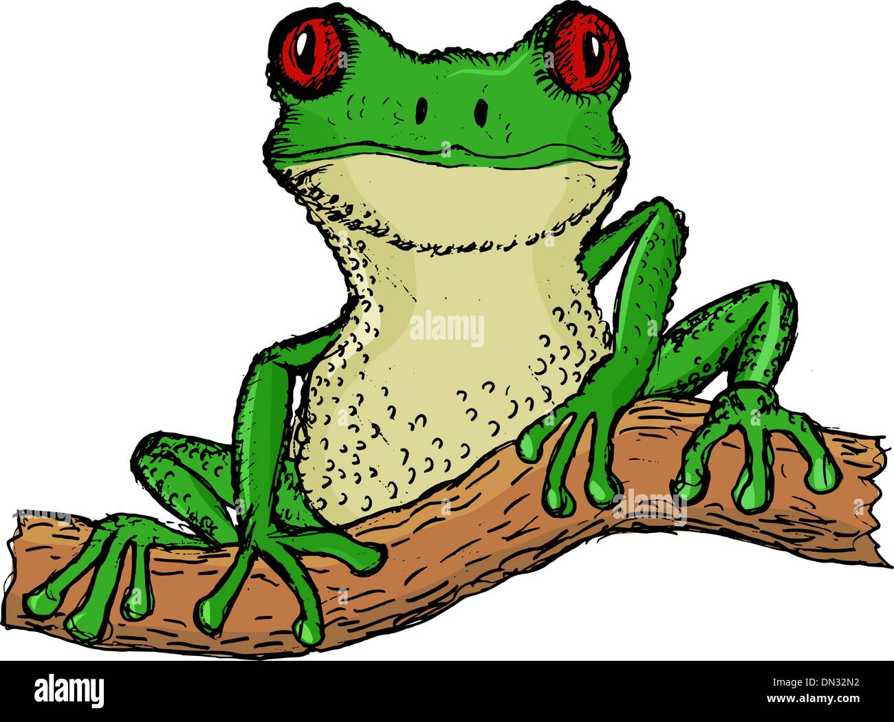 tree frog, vector image Stock Vector Image & Art - Alamy