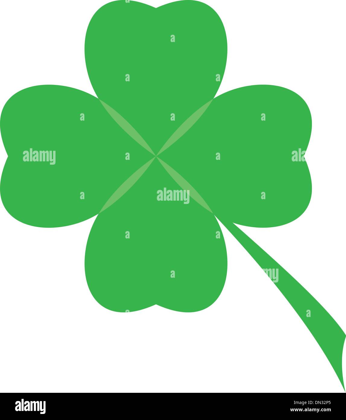 Clover three shape Stock Vector Images - Alamy