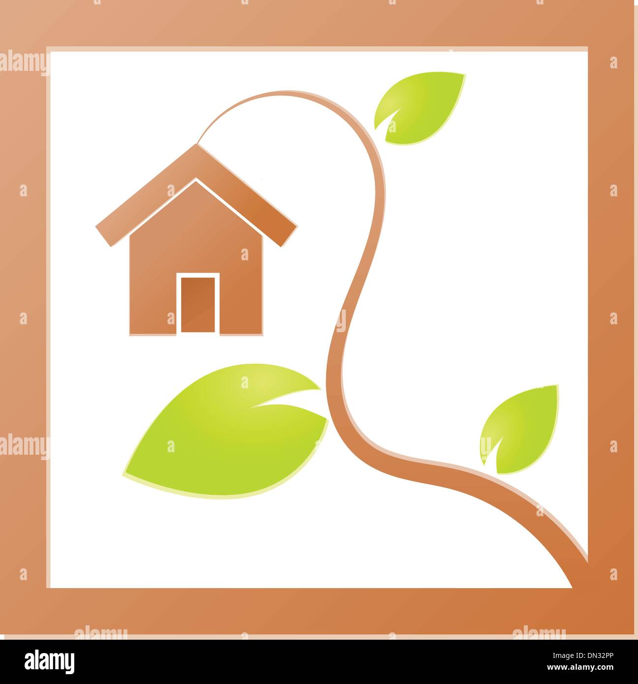 Environment home icon Stock Vector Image & Art - Alamy