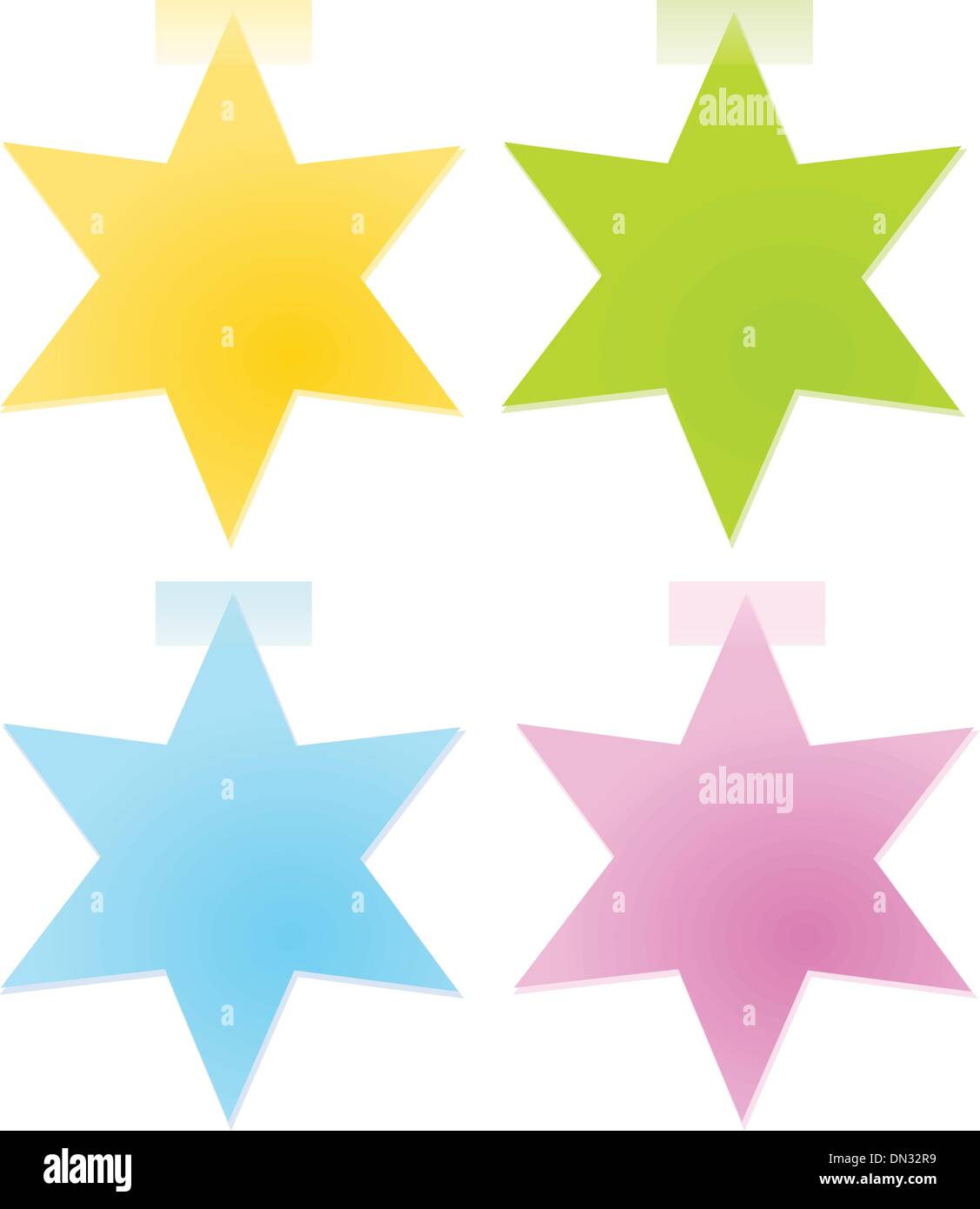 yellow and green paper notes Stock Vector Image & Art - Alamy