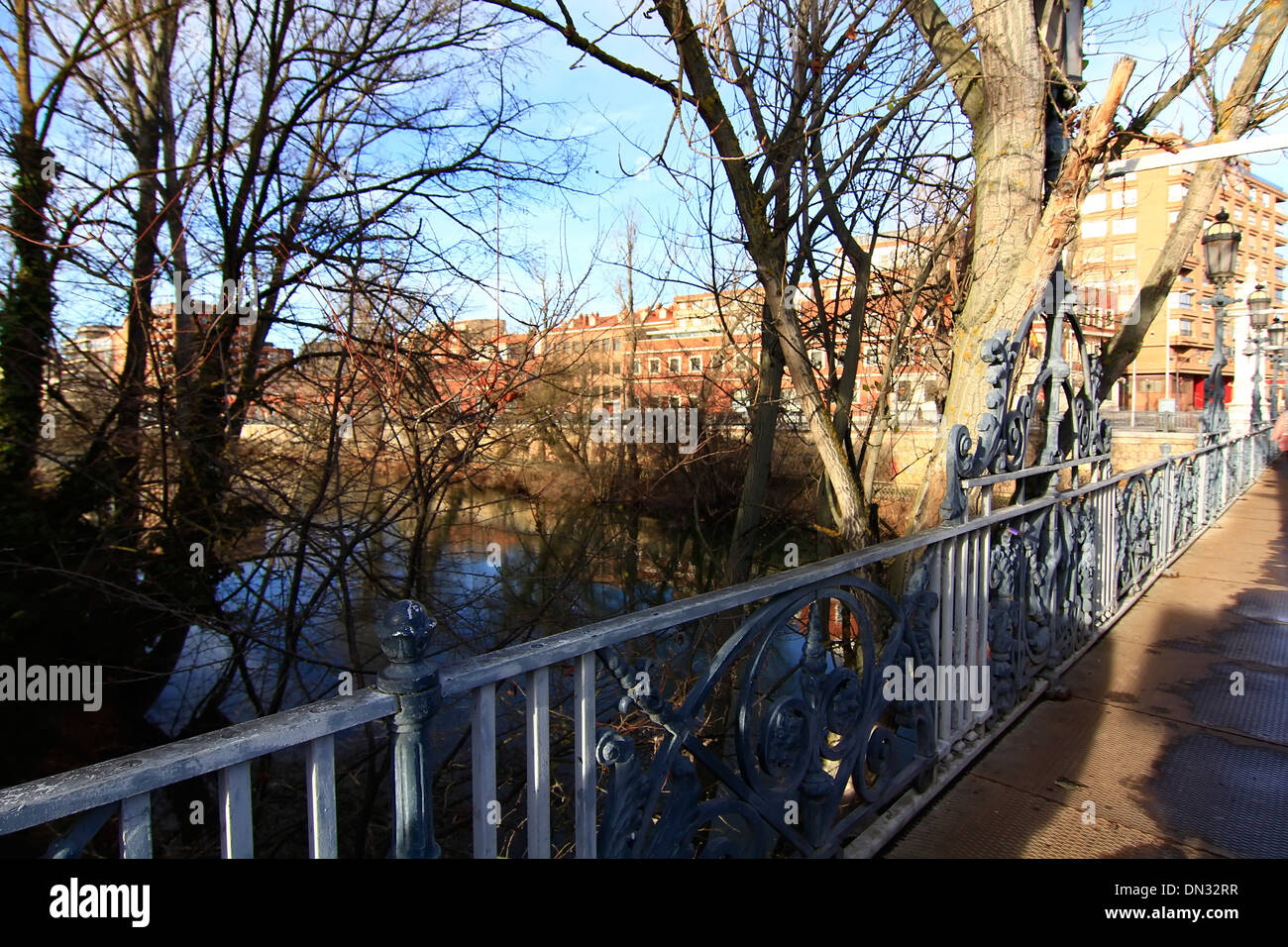 streets of the beautiful Spanish city of Palencia Stock Photo - Alamy