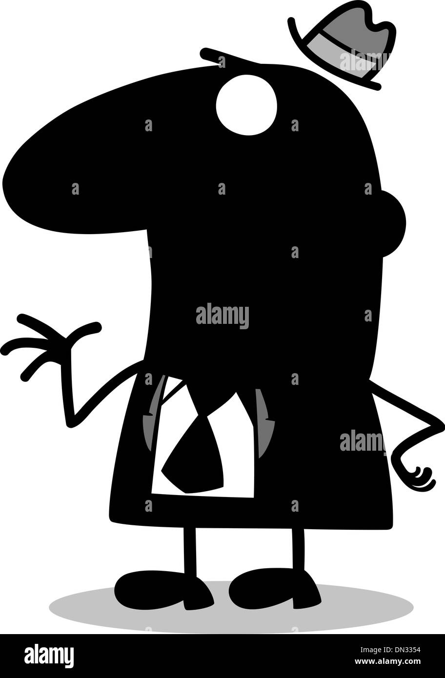 Dissatisfied businessman Stock Vector Images - Alamy