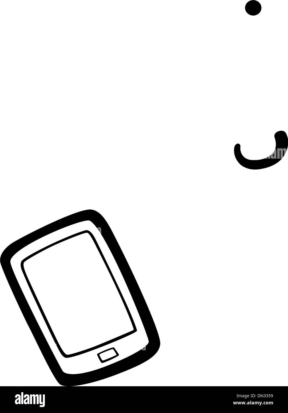 man with tablet cartoon illustration Stock Vector Image & Art - Alamy