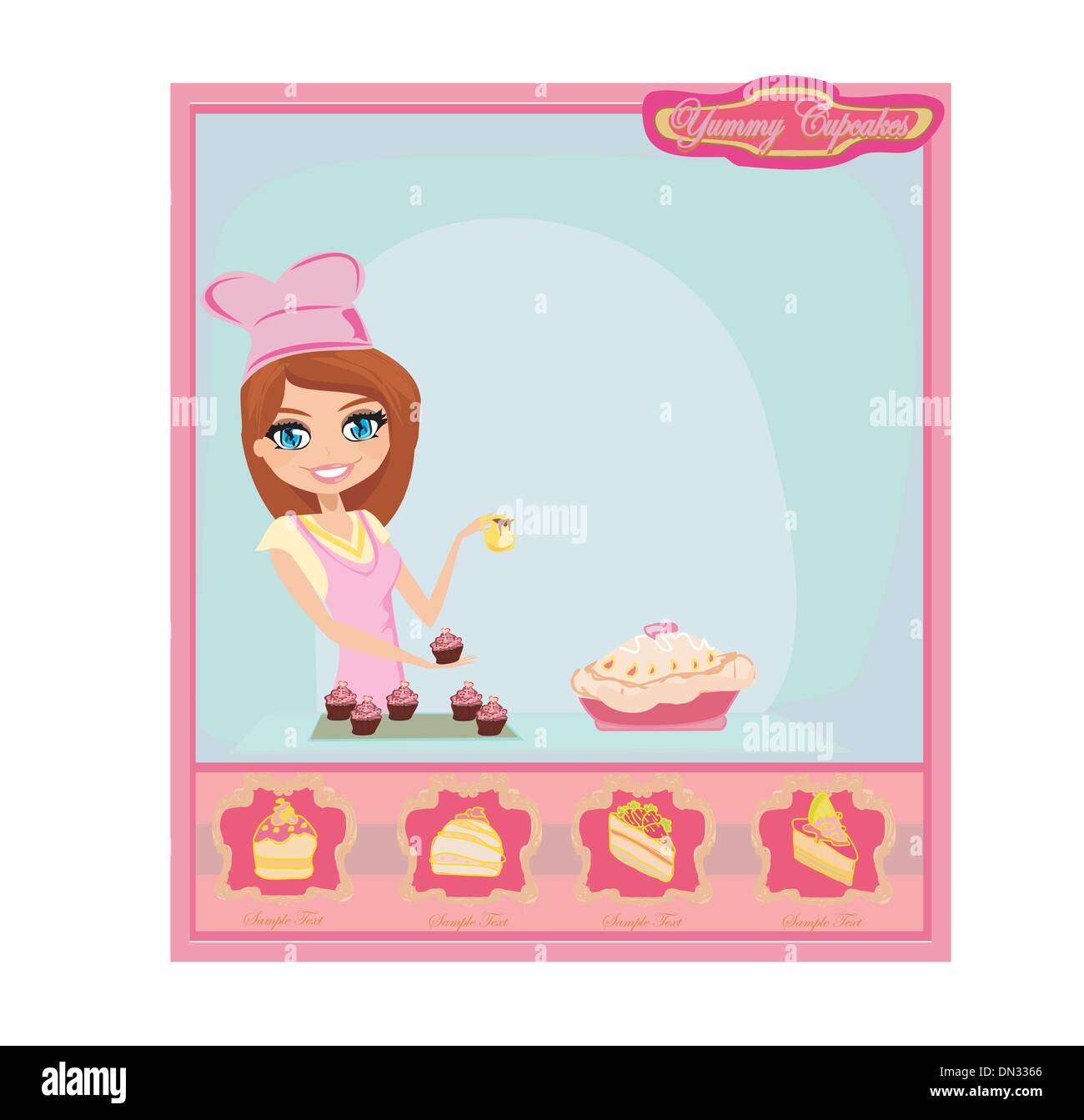 Retro bakery store hi-res stock photography and images - Alamy