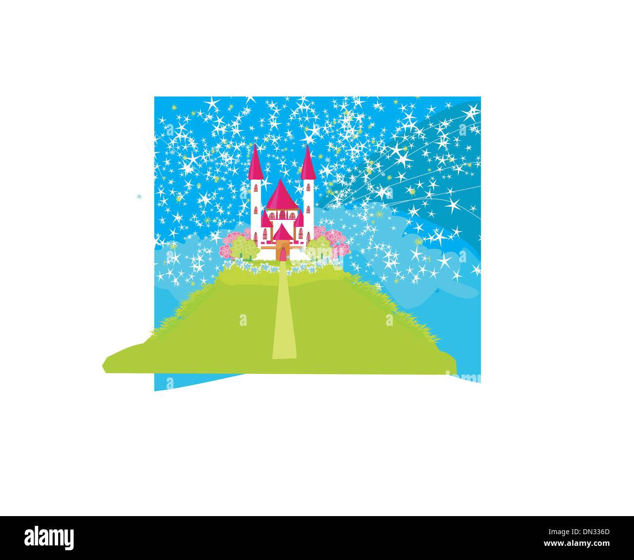 Hand drawn old magic Cut Out Stock Images & Pictures - Alamy