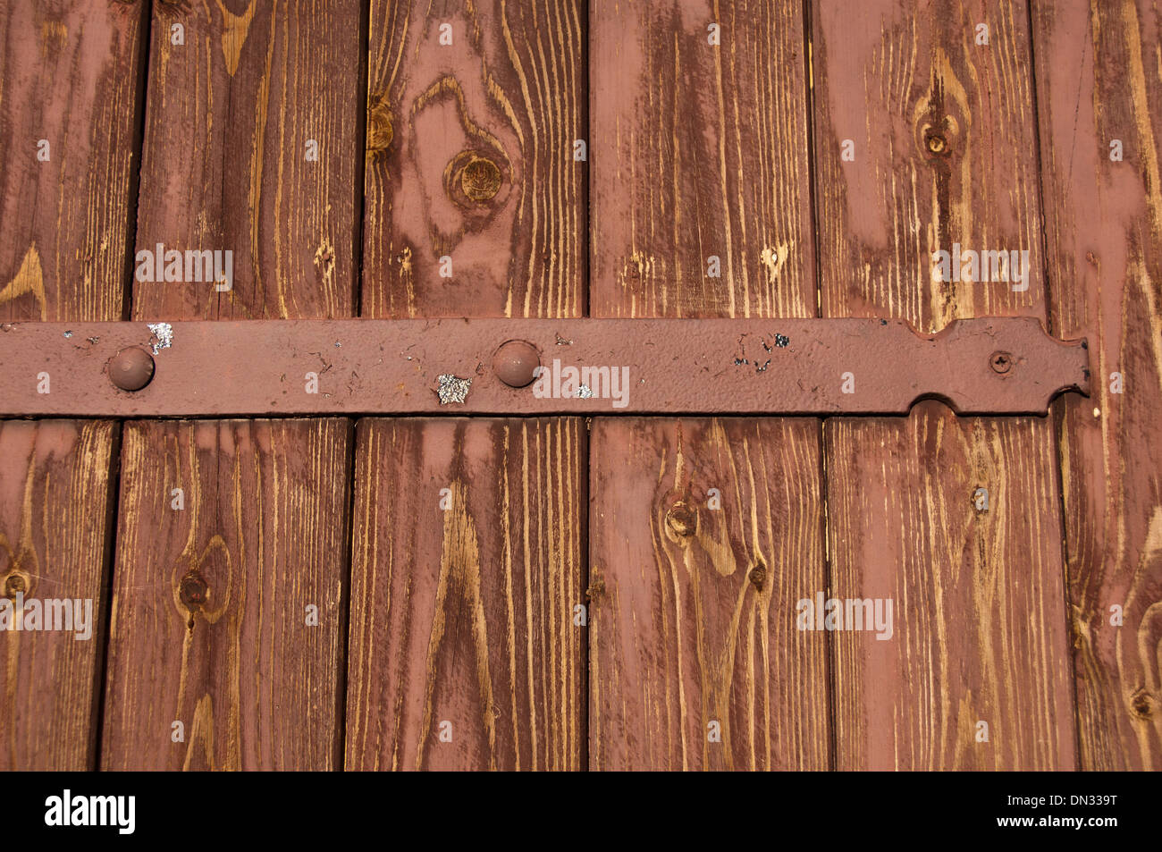 A close up of a weathered wooden door Stock Photo - Alamy