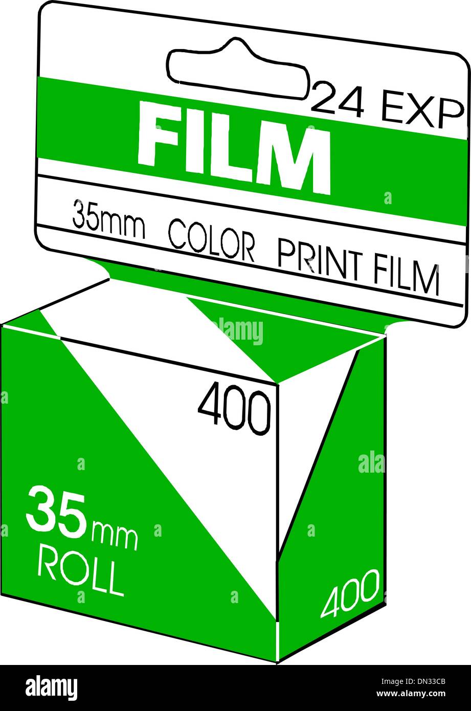 A 35 mm Camera film Stock Vector Image & Art - Alamy